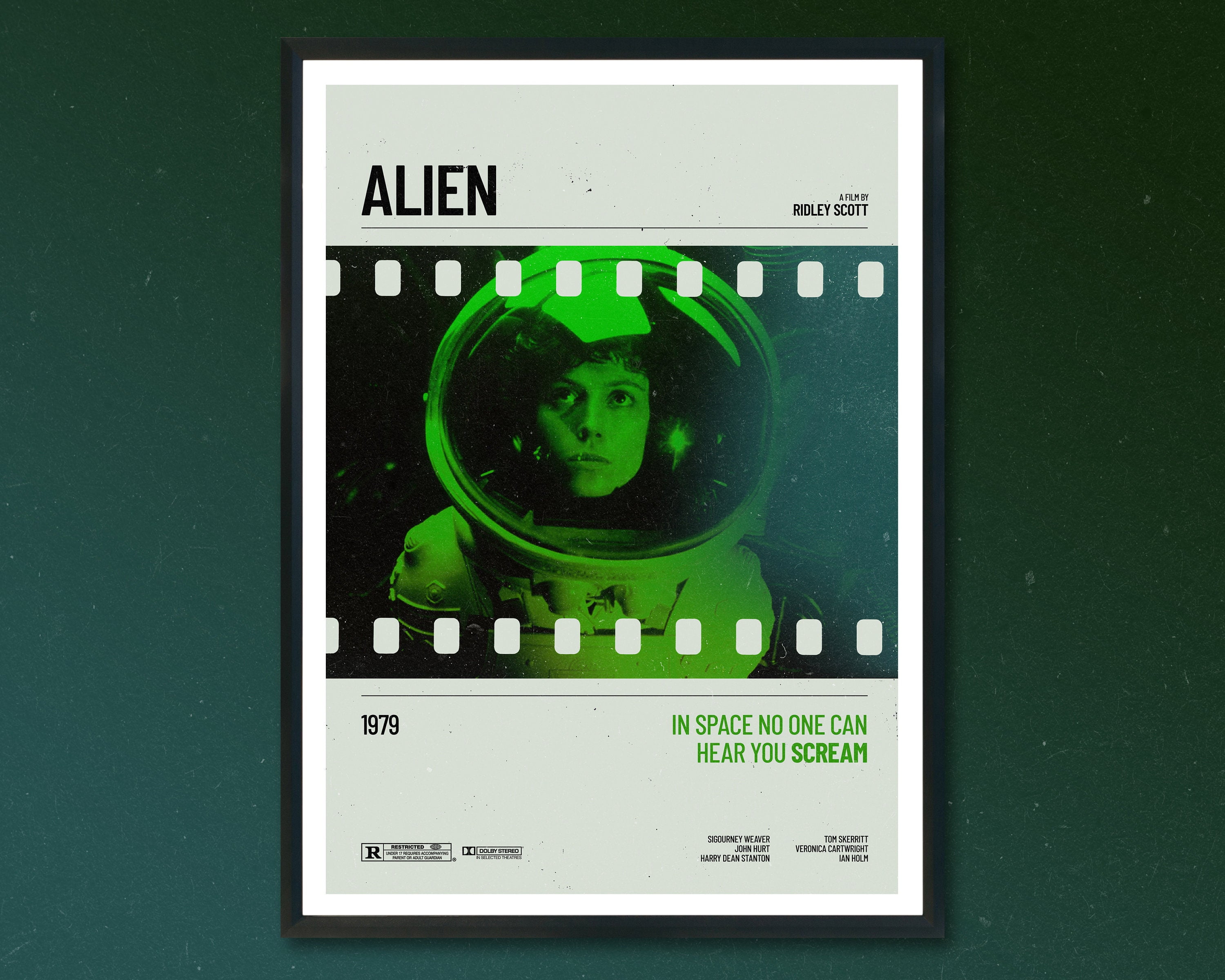 POSTER Alien 1979 - Movie Poster, retro, vintage art, film poster ...