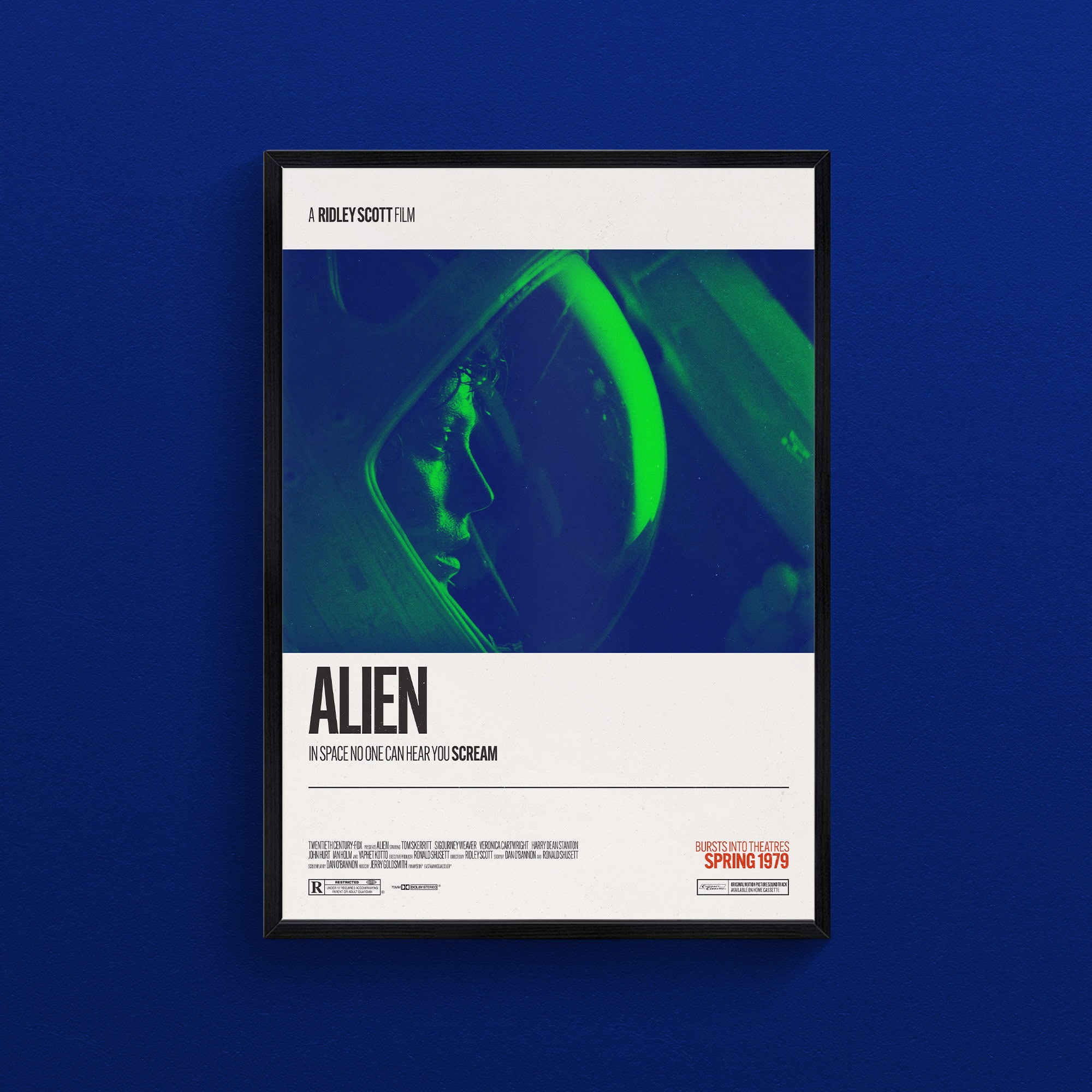 POSTER Alien (1979) - Retro Movie Poster Art, Film Poster, Minimalist ...