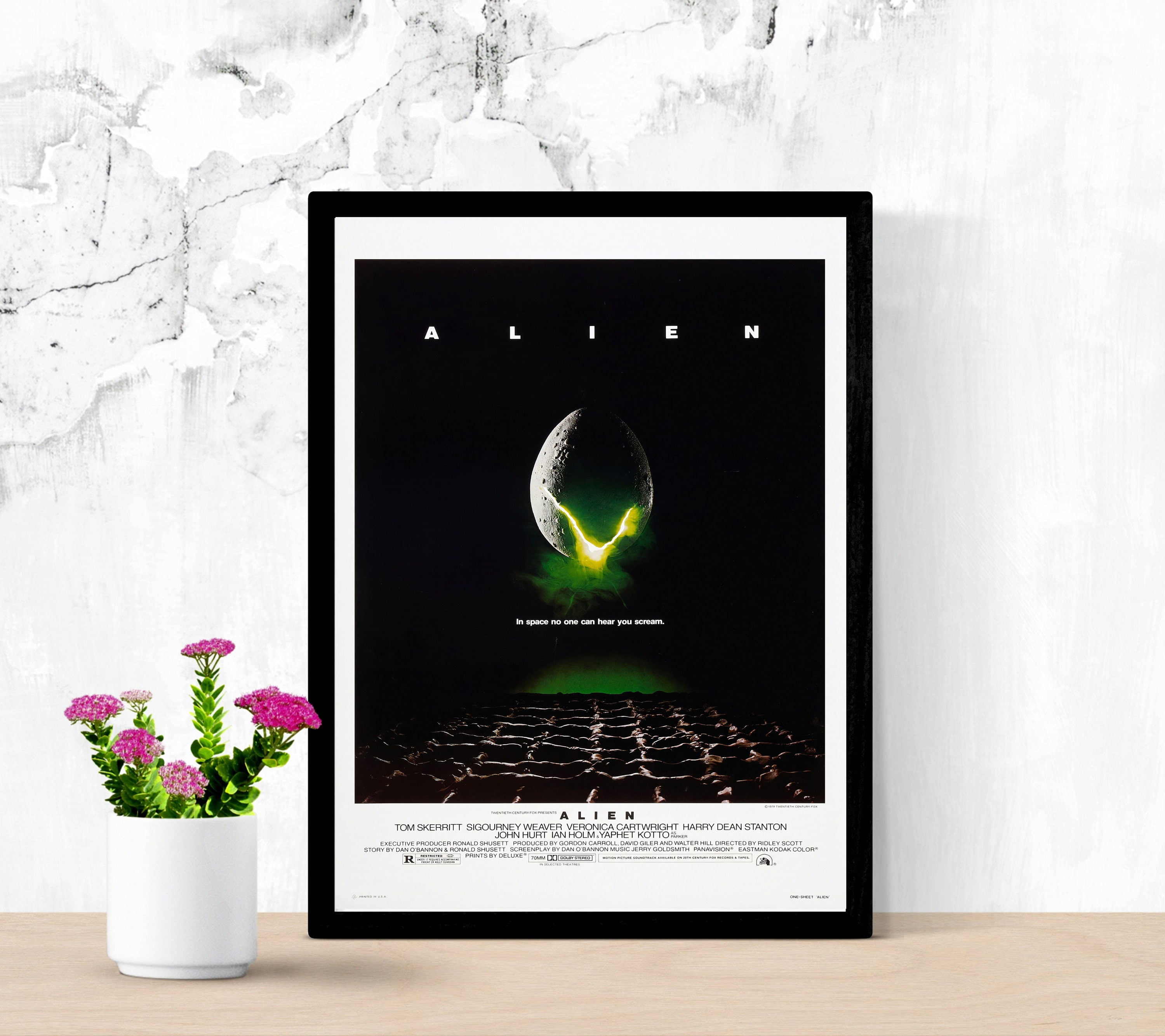 POSTER Alien Movie Poster 1979, Vintage Movie Poster Print, Vintage ...