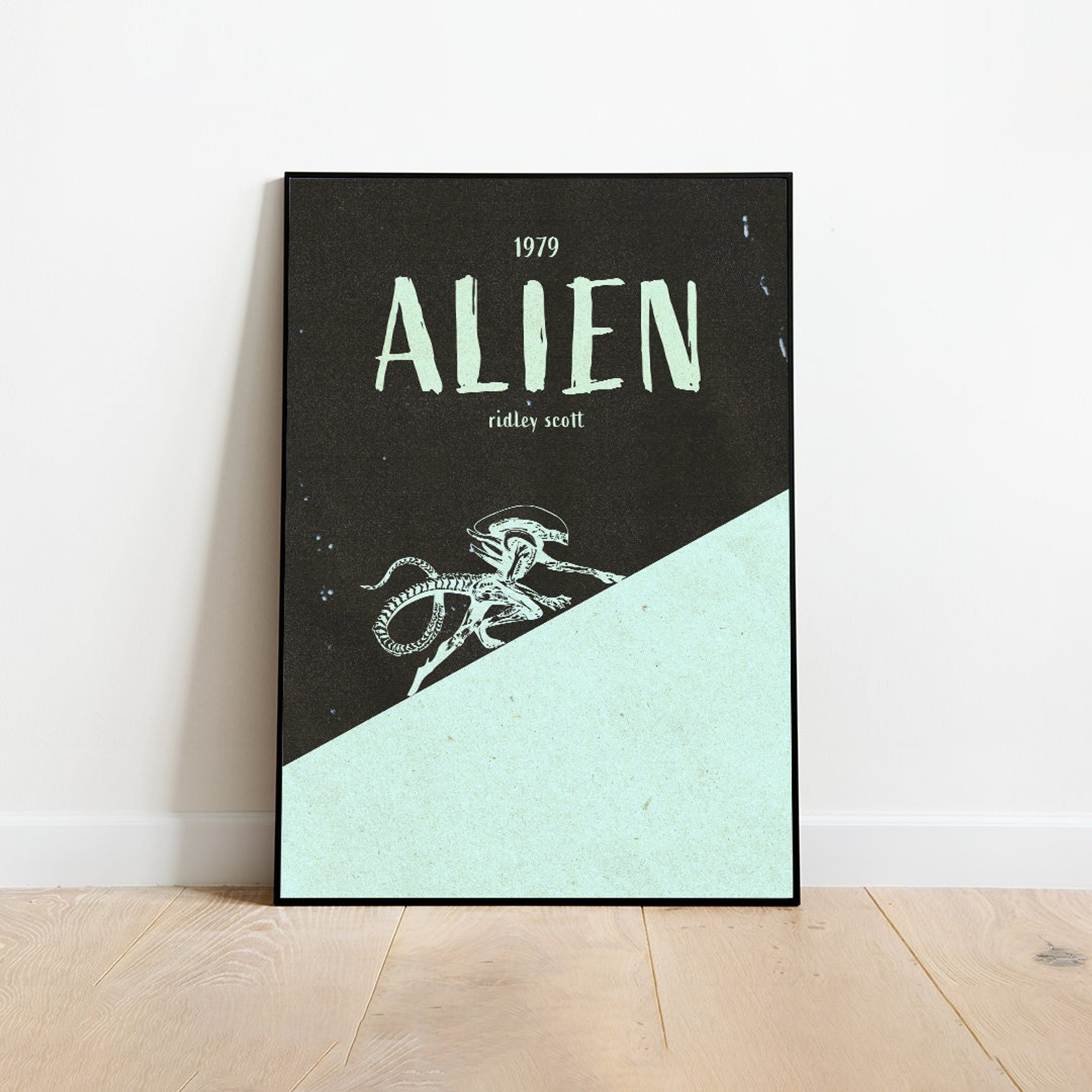 POSTER Alien Movie Poster, Alien Poster, Alien Print, Retro Movie ...
