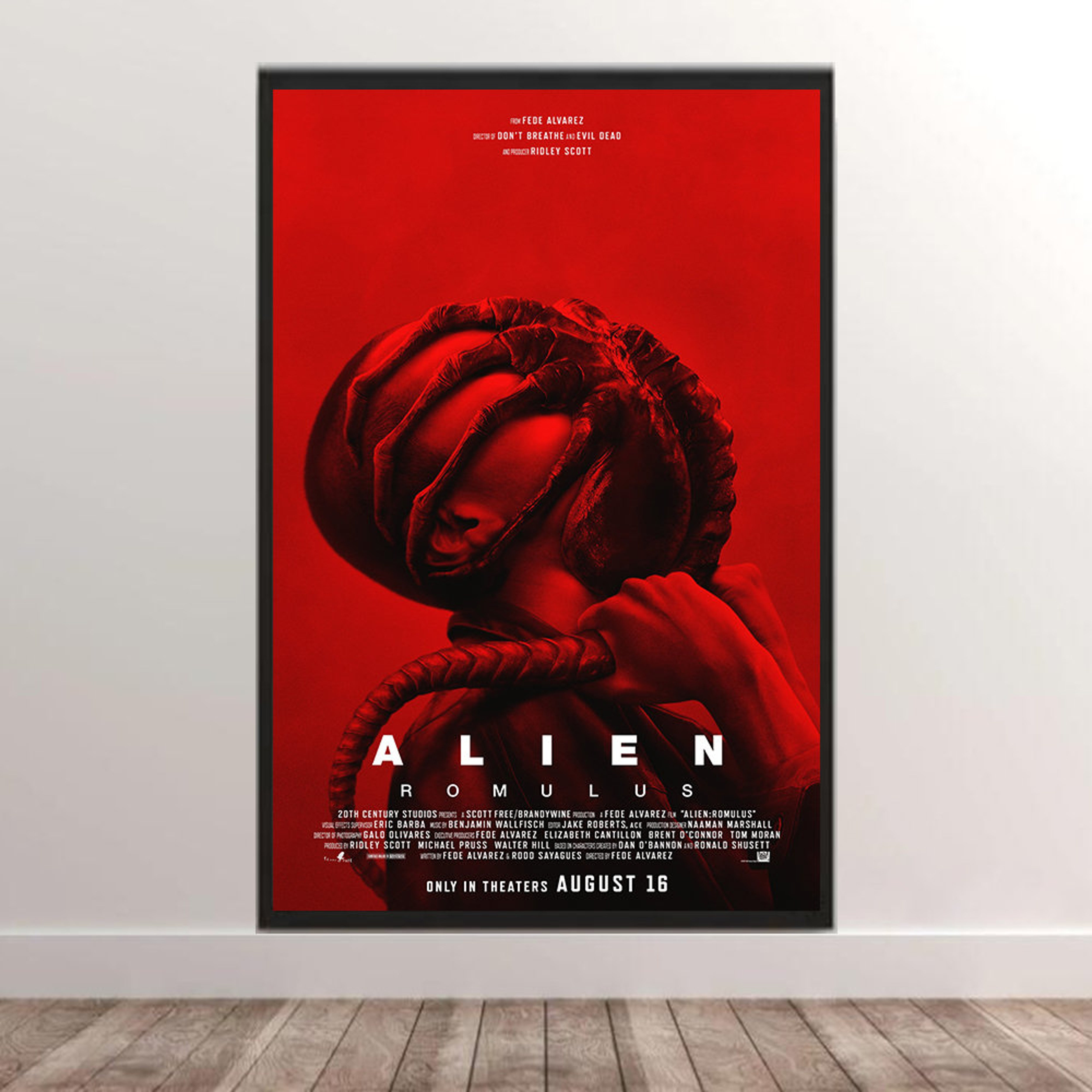 POSTER Alien Romulus 2024 Movie Poster Classic Sci-Fic Film Poster Wall ...
