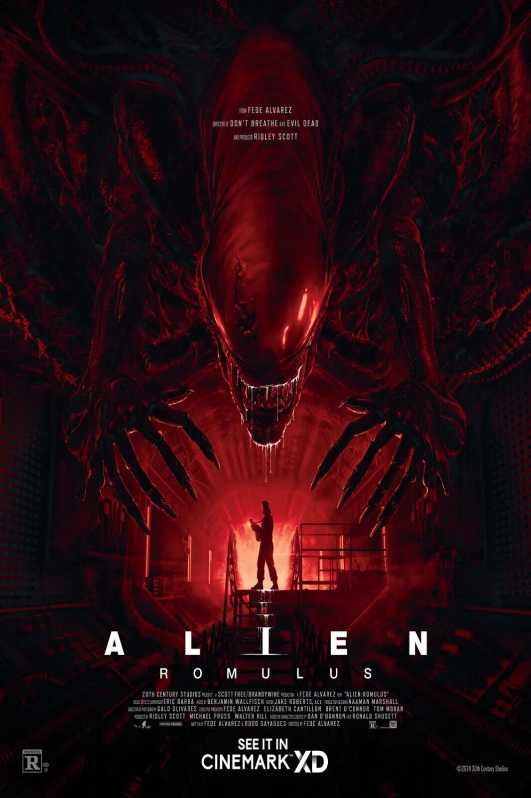 POSTER Alien: Romulus 2024 Movie Poster Wall Art (i) Cailee Spaeny ...