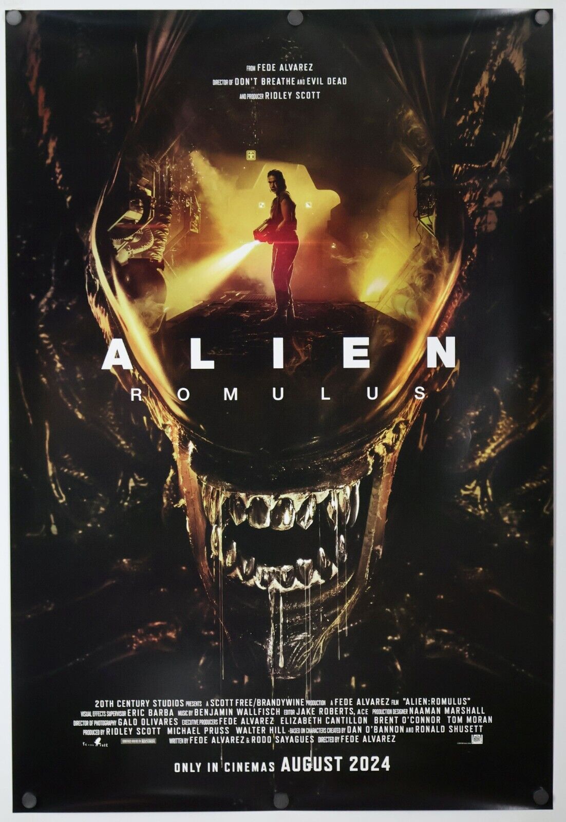 POSTER Alien Romulus - original DS movie poster 2024 INTL Final B-24x36 ...