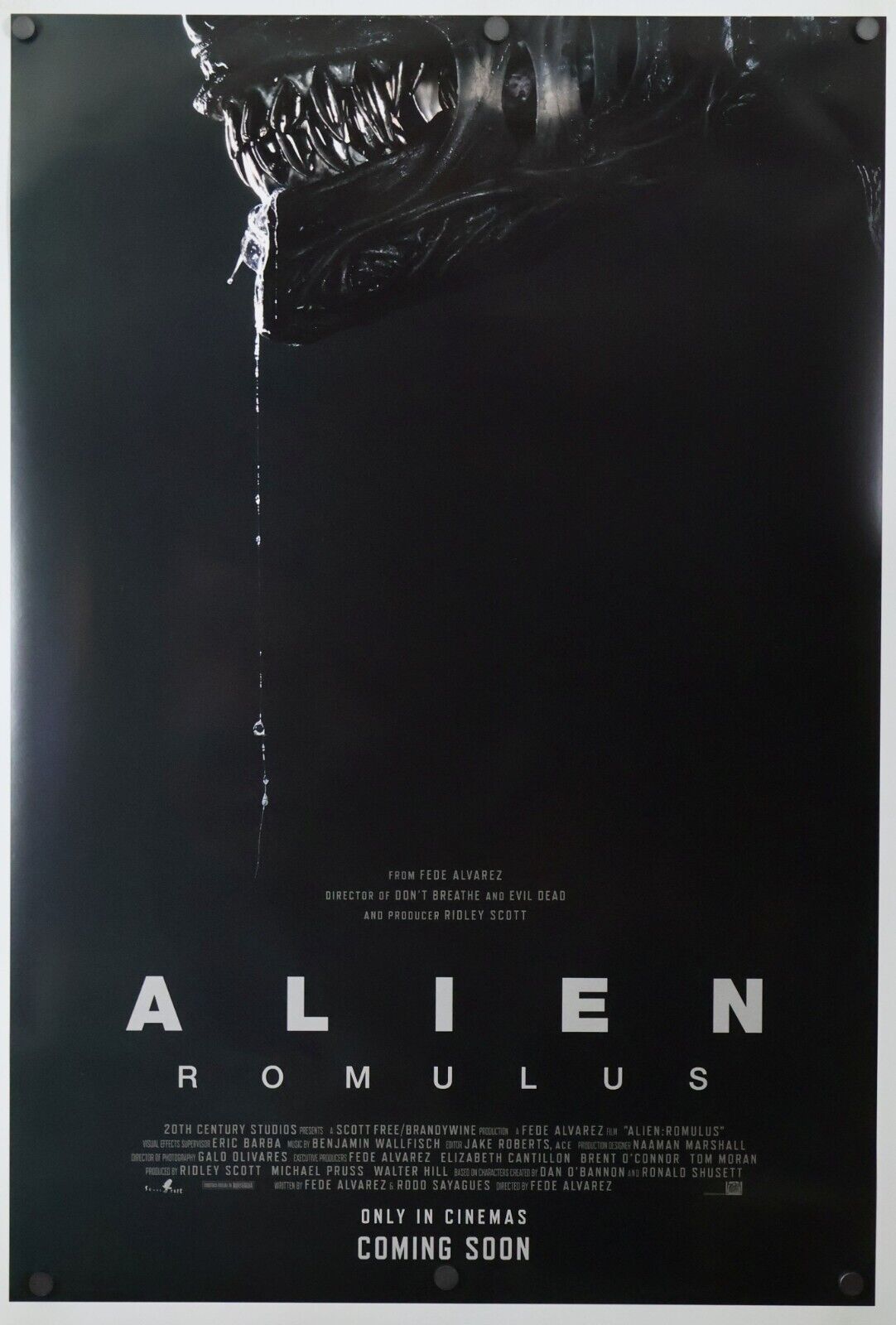 POSTER Alien Romulus - original DS movie poster INTL Advance - 2024 ...