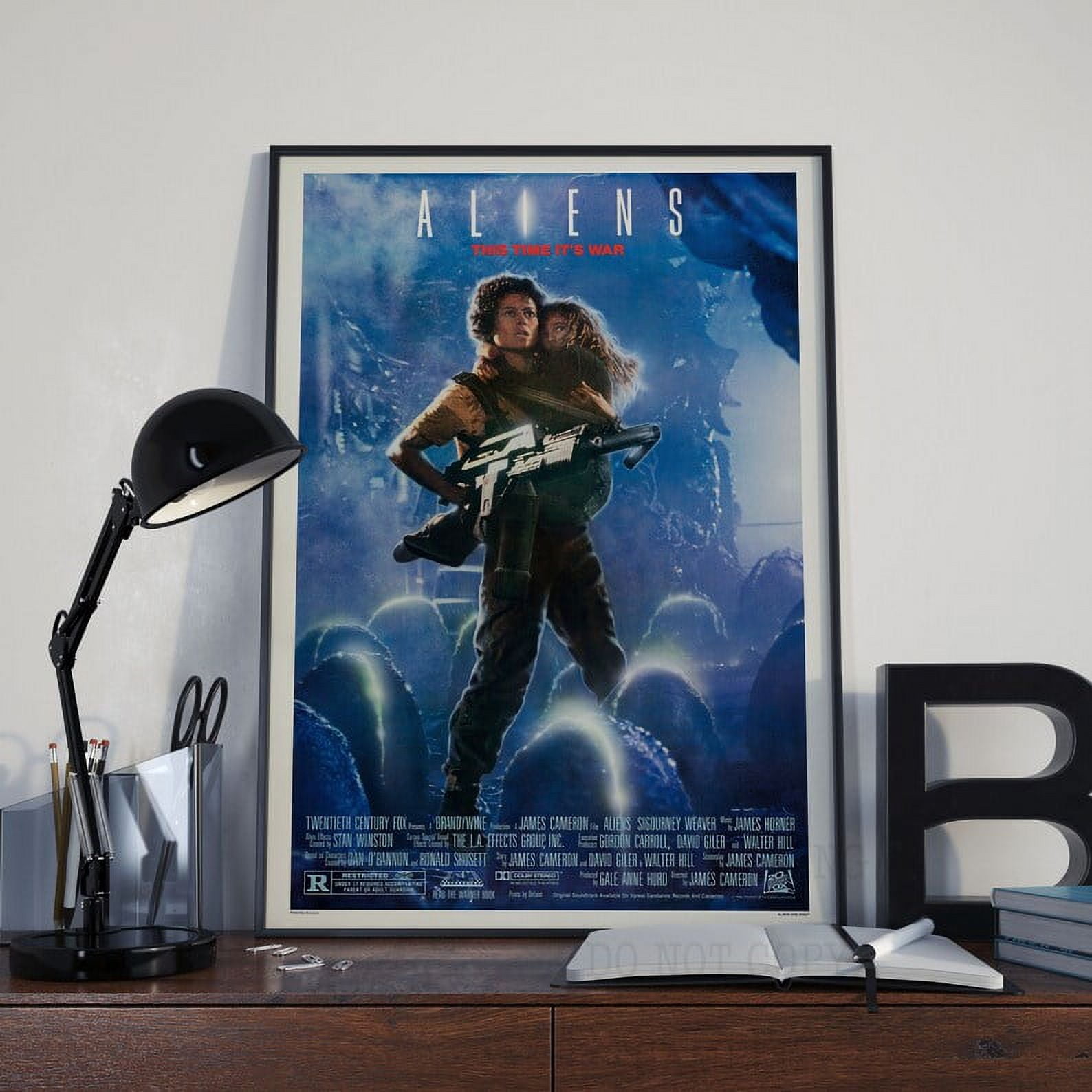 POSTER Aliens Movie Poster , Alien Sequel , Iconic James Cameron Film ...