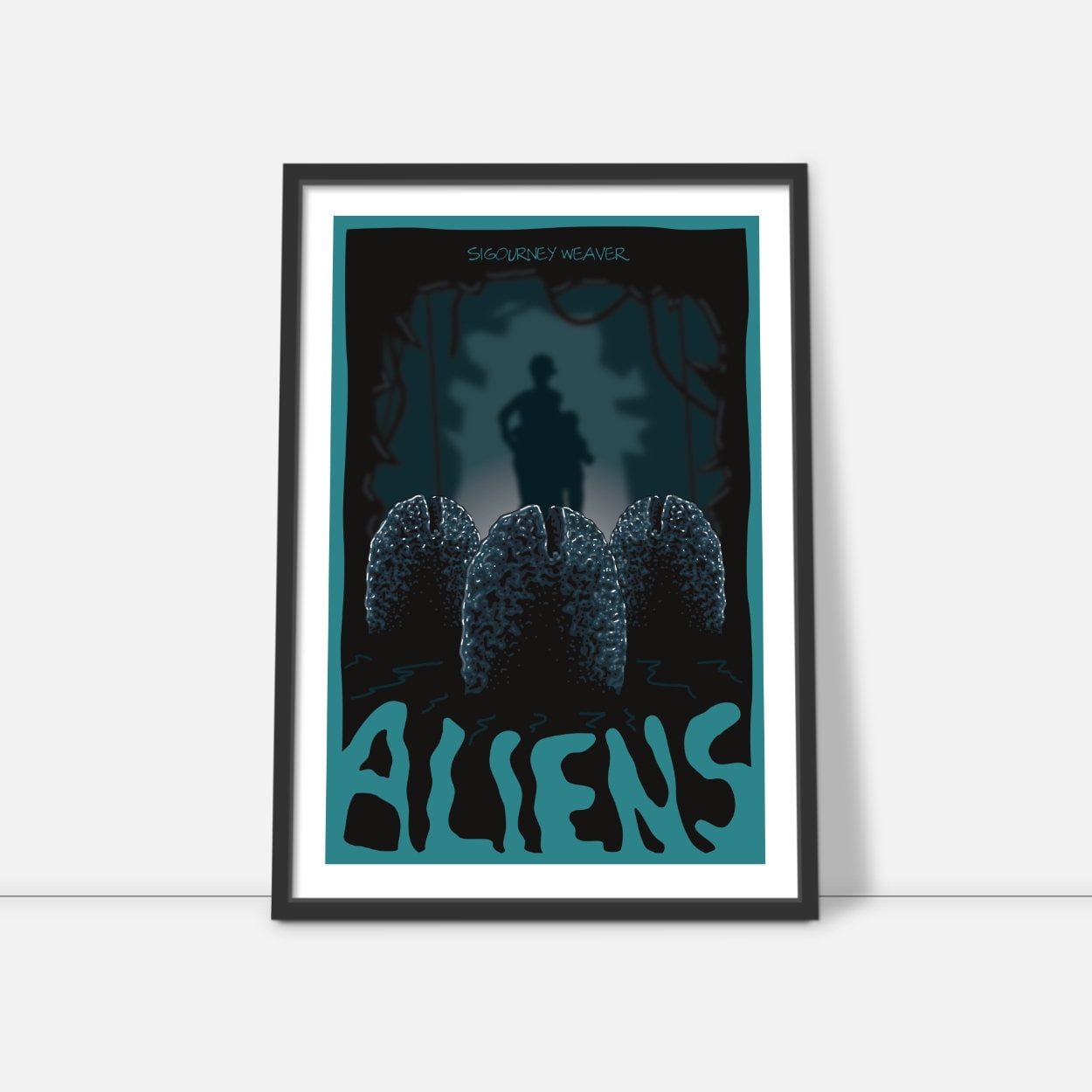 Poster Aliens alternative movie Poster - Alien egg art - Original ...