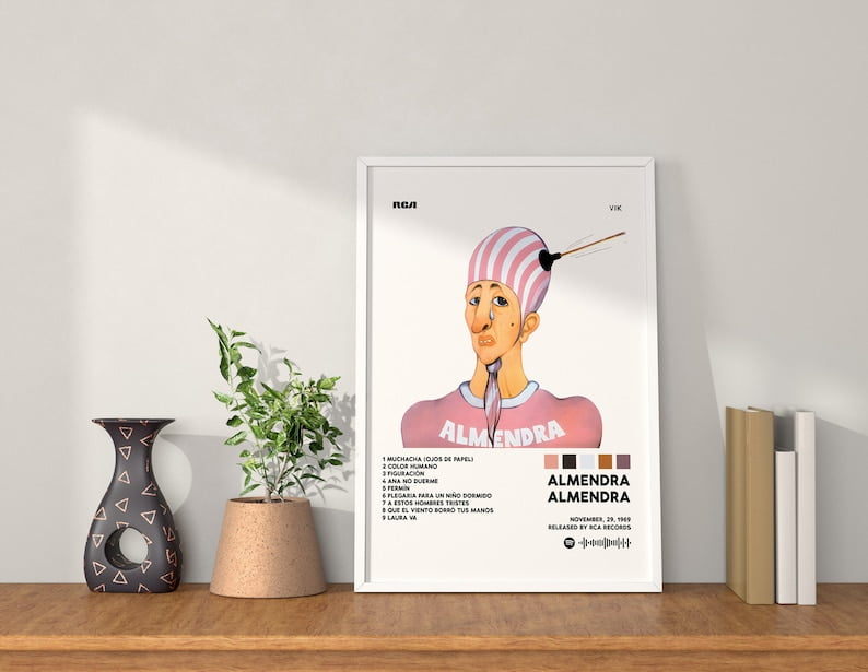 POSTER Almendra / Almendra / Imprimible , portada del álbum, poster ...