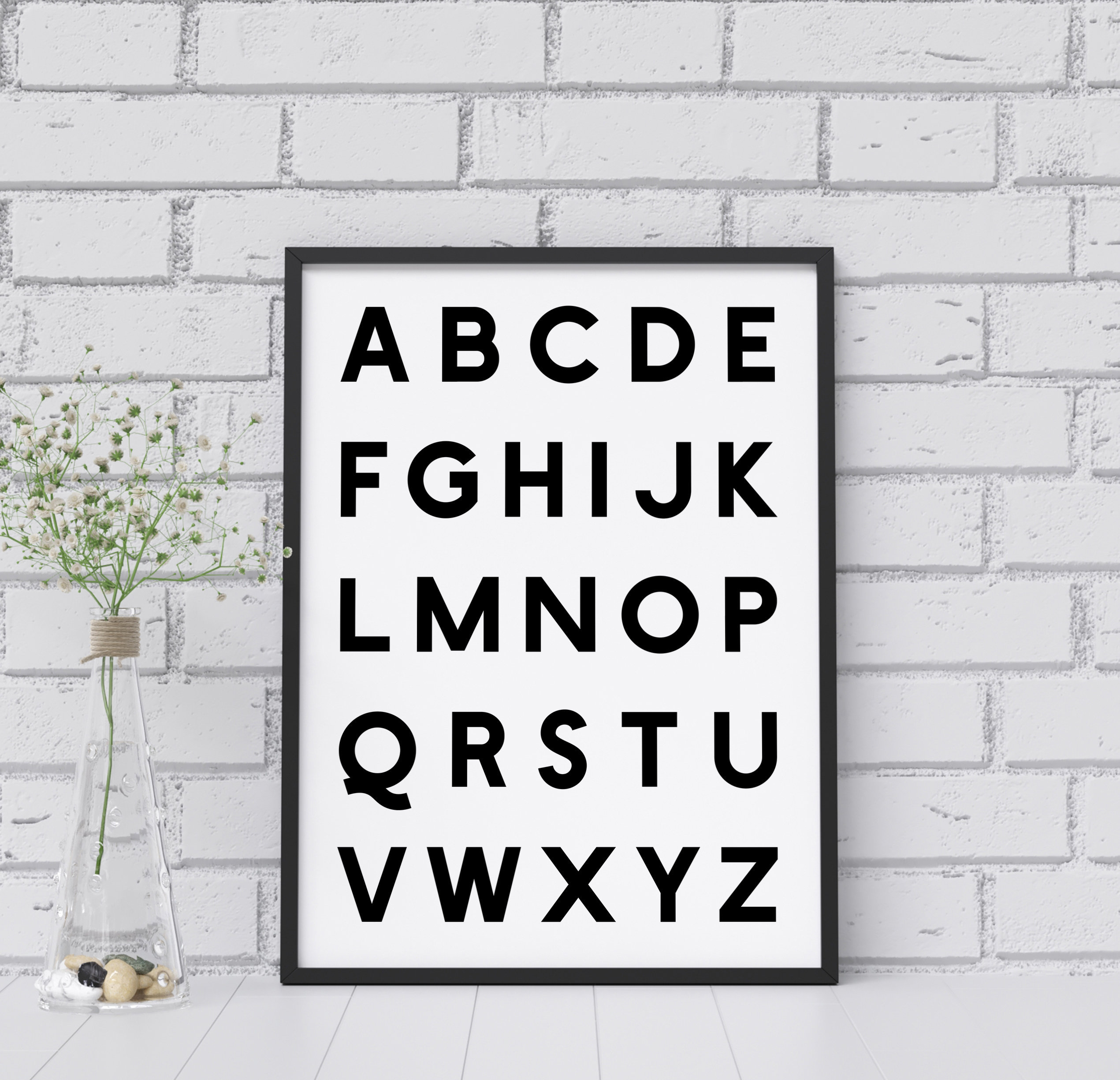 POSTER Alphabet Print, Alphabet Poster, Alphabet Letters, Classroom ...