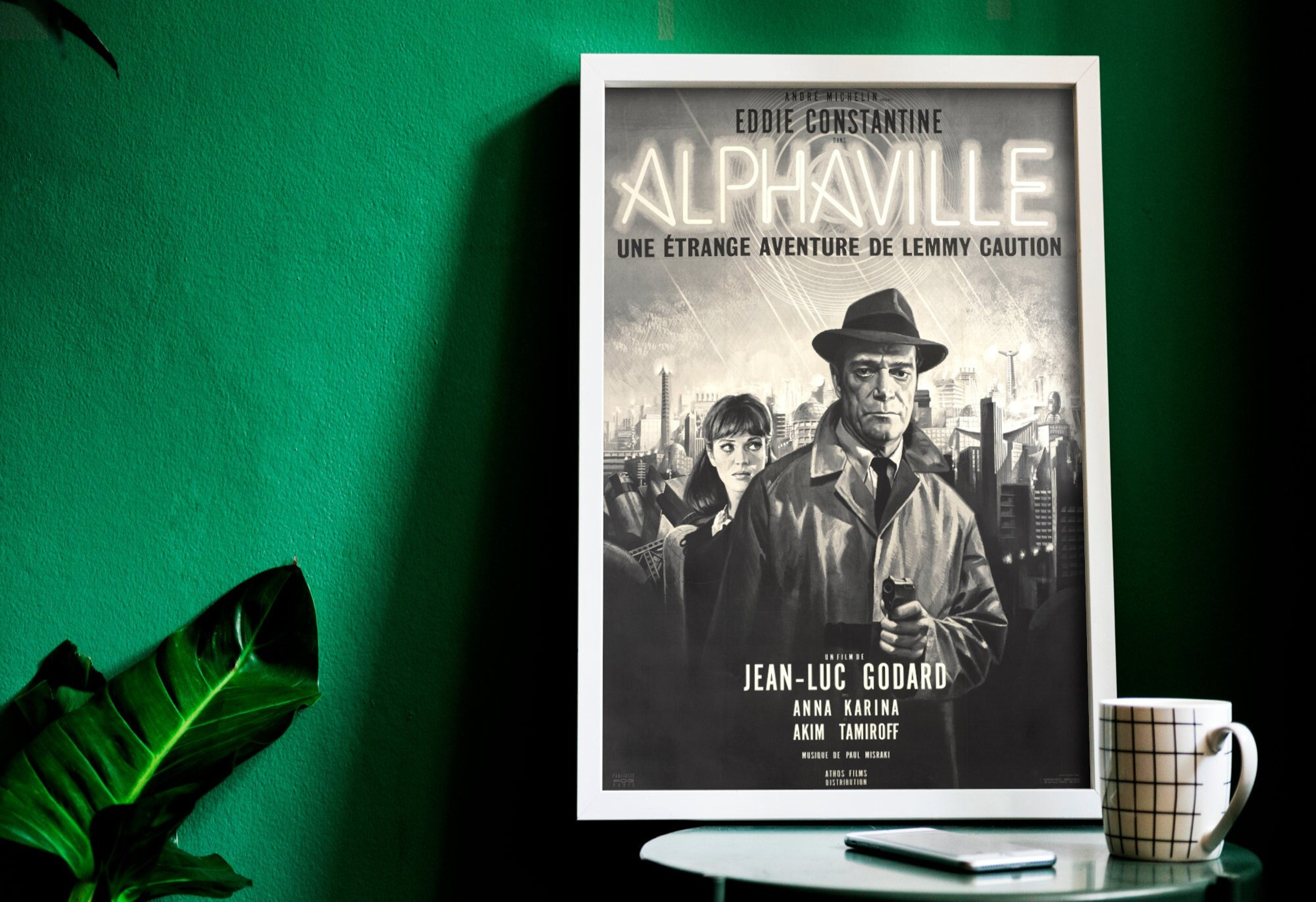 POSTER Alphaville, 1965 French science fiction film, -UNFRAMED ...