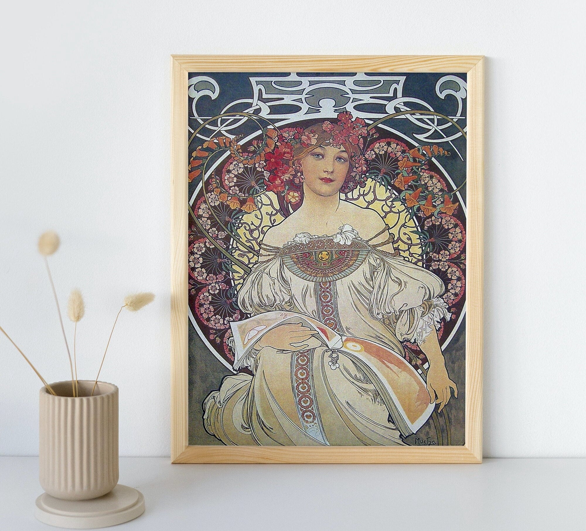 POSTER Alphonse Mucha Painting, Wall Art, Famous Alphonse Mucha ...