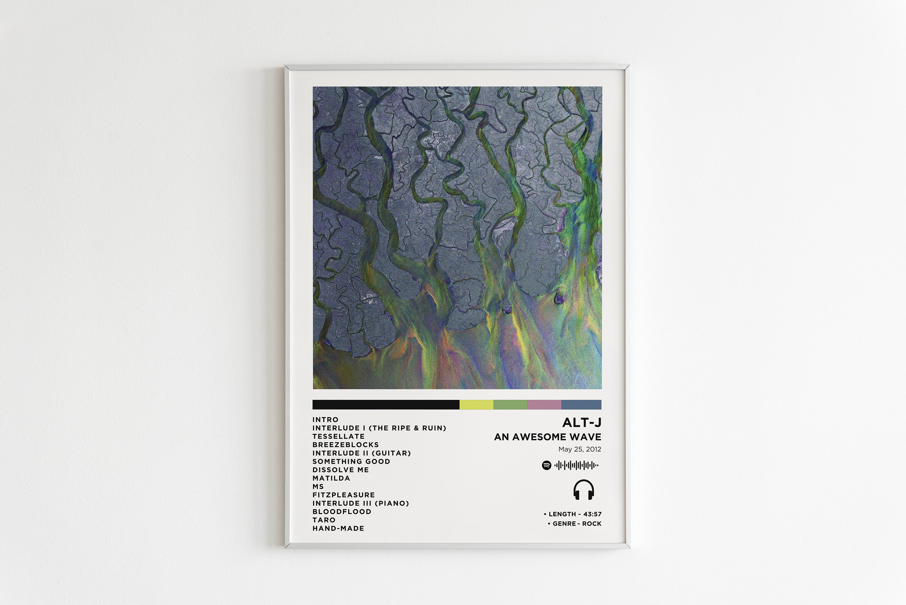 POSTER Alt-J - An Awesome Wave Album Poster / Album Cover Poster ...