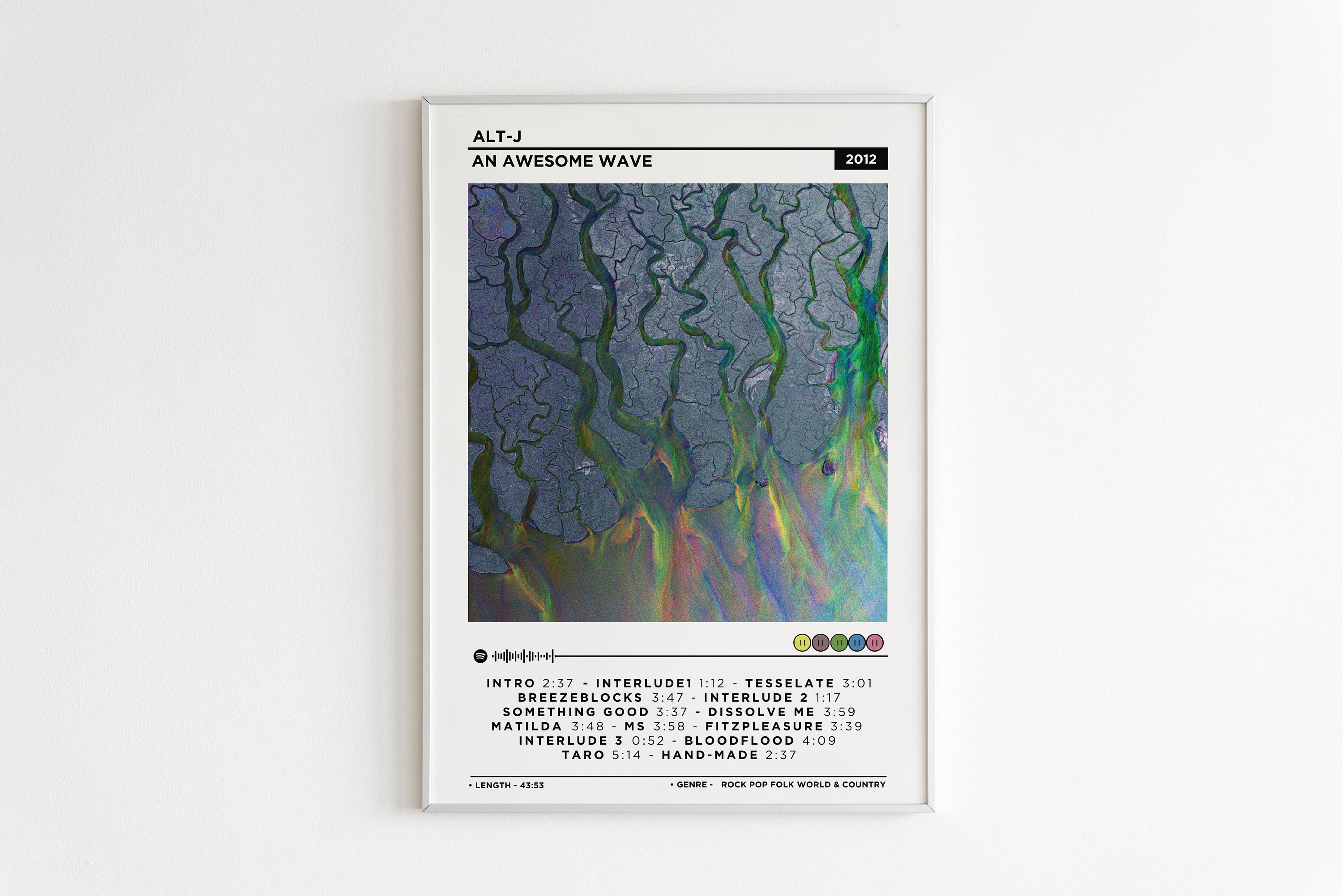 POSTER Alt-J - An Awesome Wave Album Poster / Album Cover Poster ...