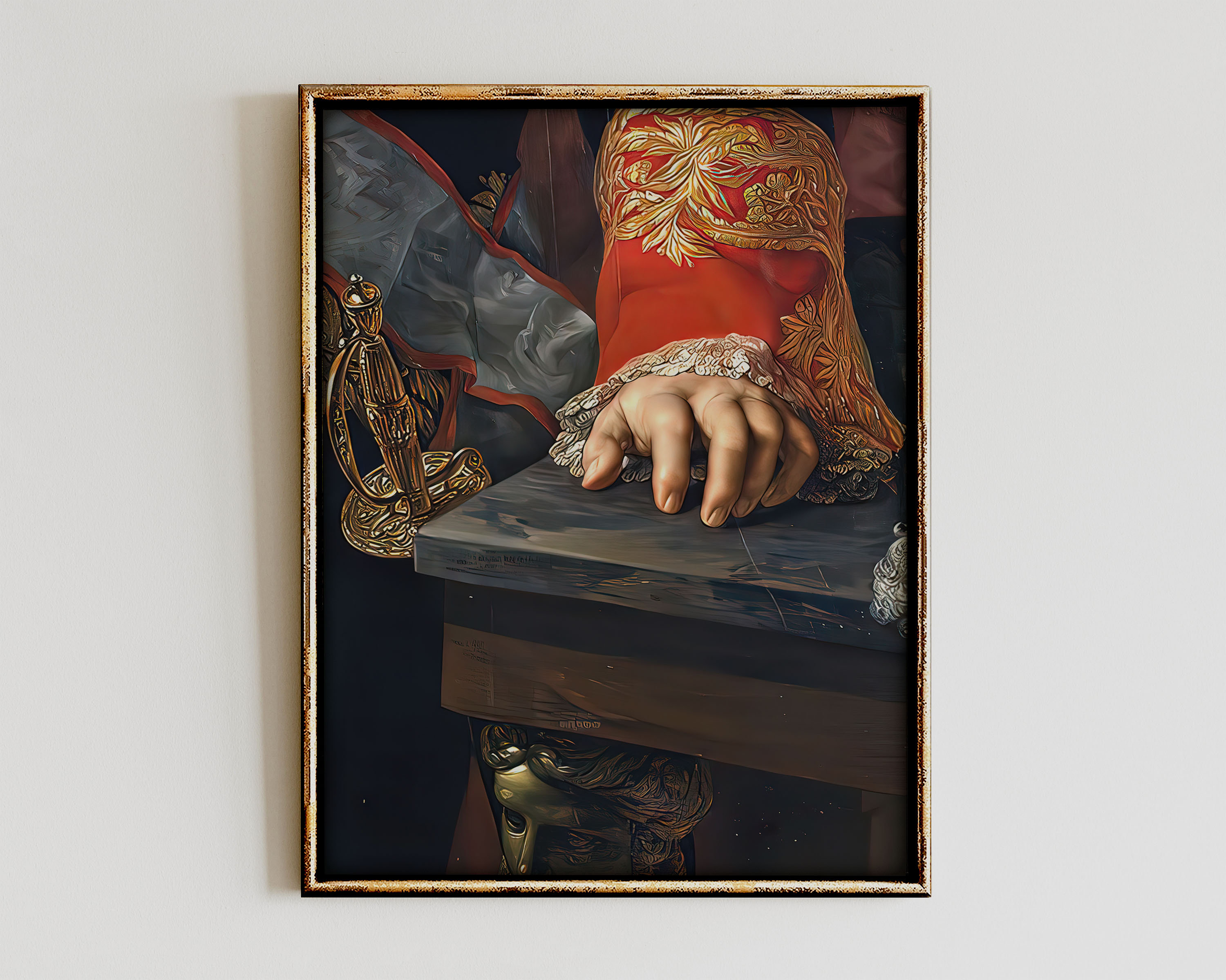 POSTER Altered Art Print, Renaissance Art, Baroque Painting, Vintage ...