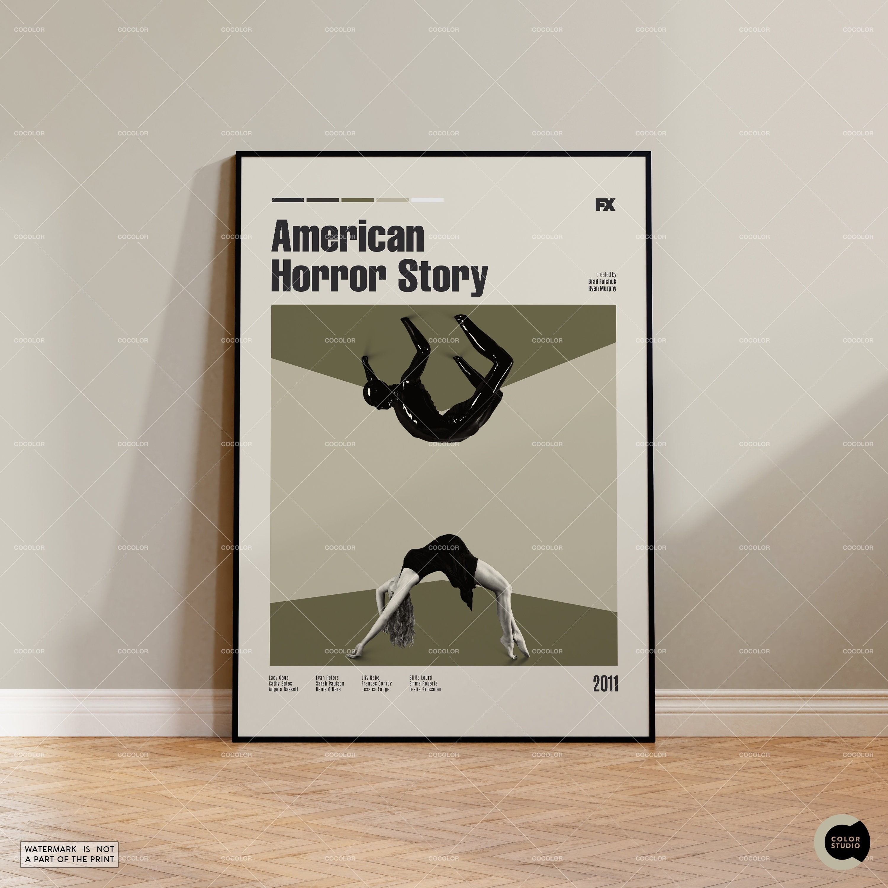 POSTER American Horror Story, TV Show Poster, Retro Movie Poster ...