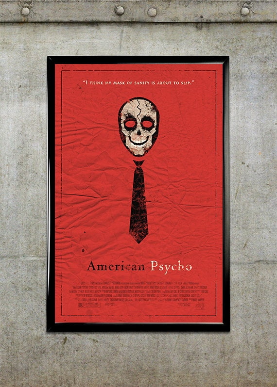 POSTER American Psycho Movie Poster-UNFRAMED - Walmart.com