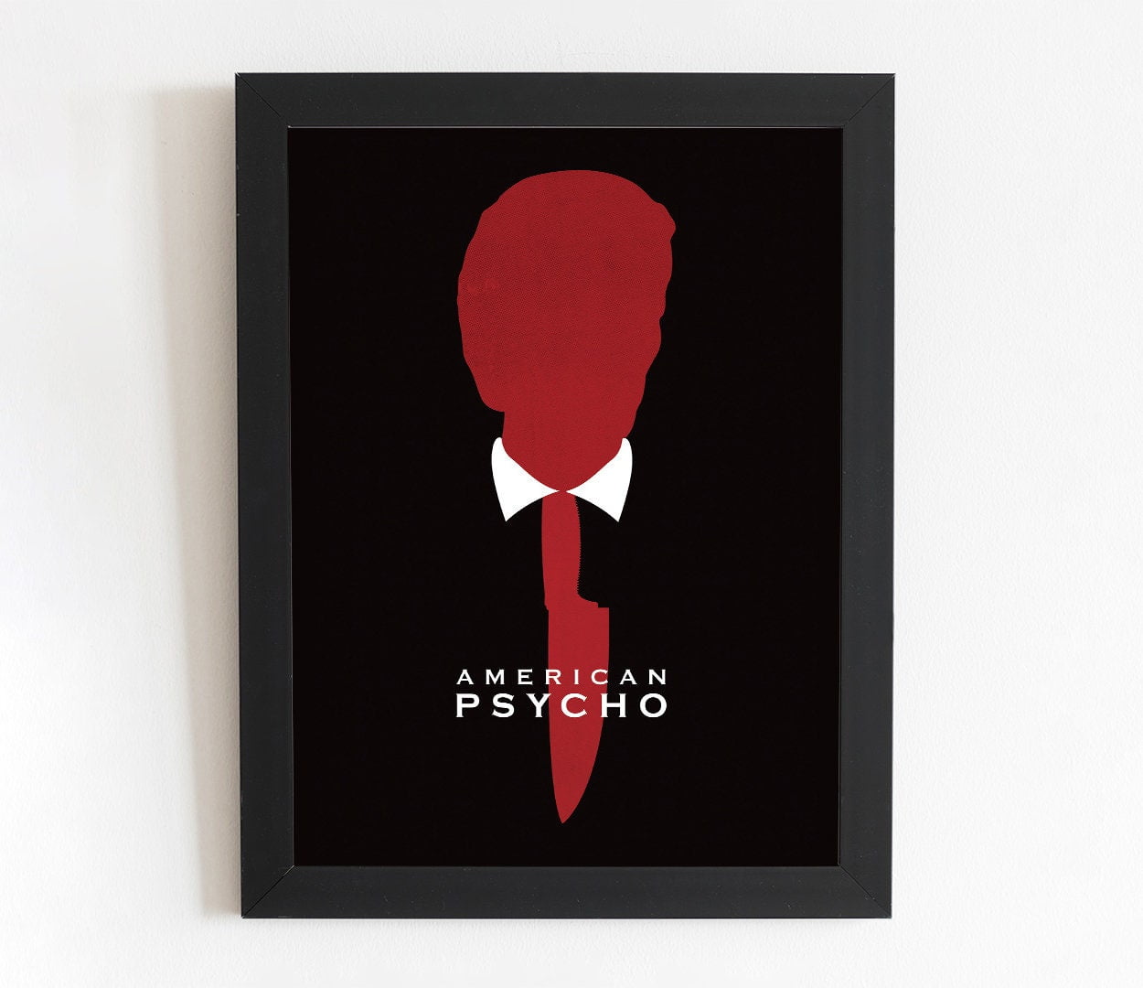 POSTER American Psycho Patrick Bateman Minimalist Movie Poster | Unique ...