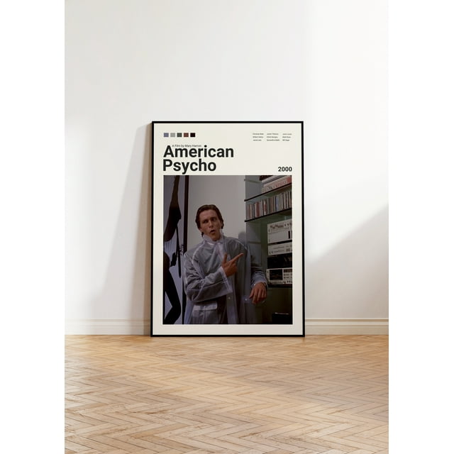 POSTER American Psycho Poster, American Psycho Print, Movie Poster ...