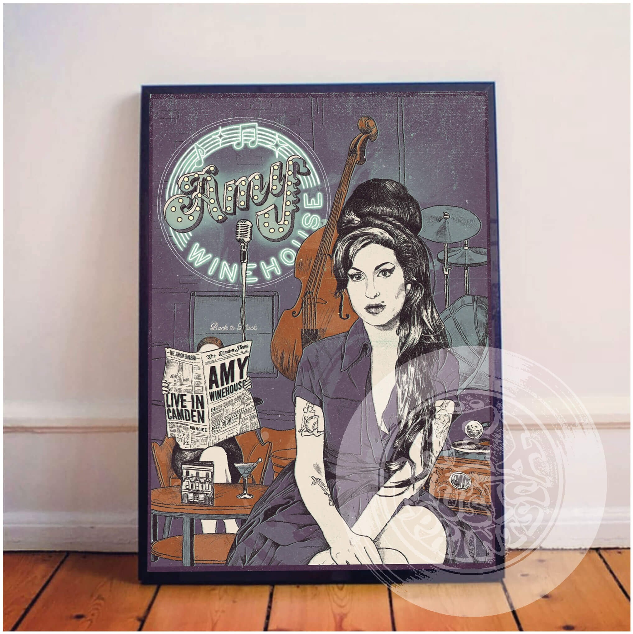 POSTER Amy Winehouse poster-UNFRAMED - Walmart.com