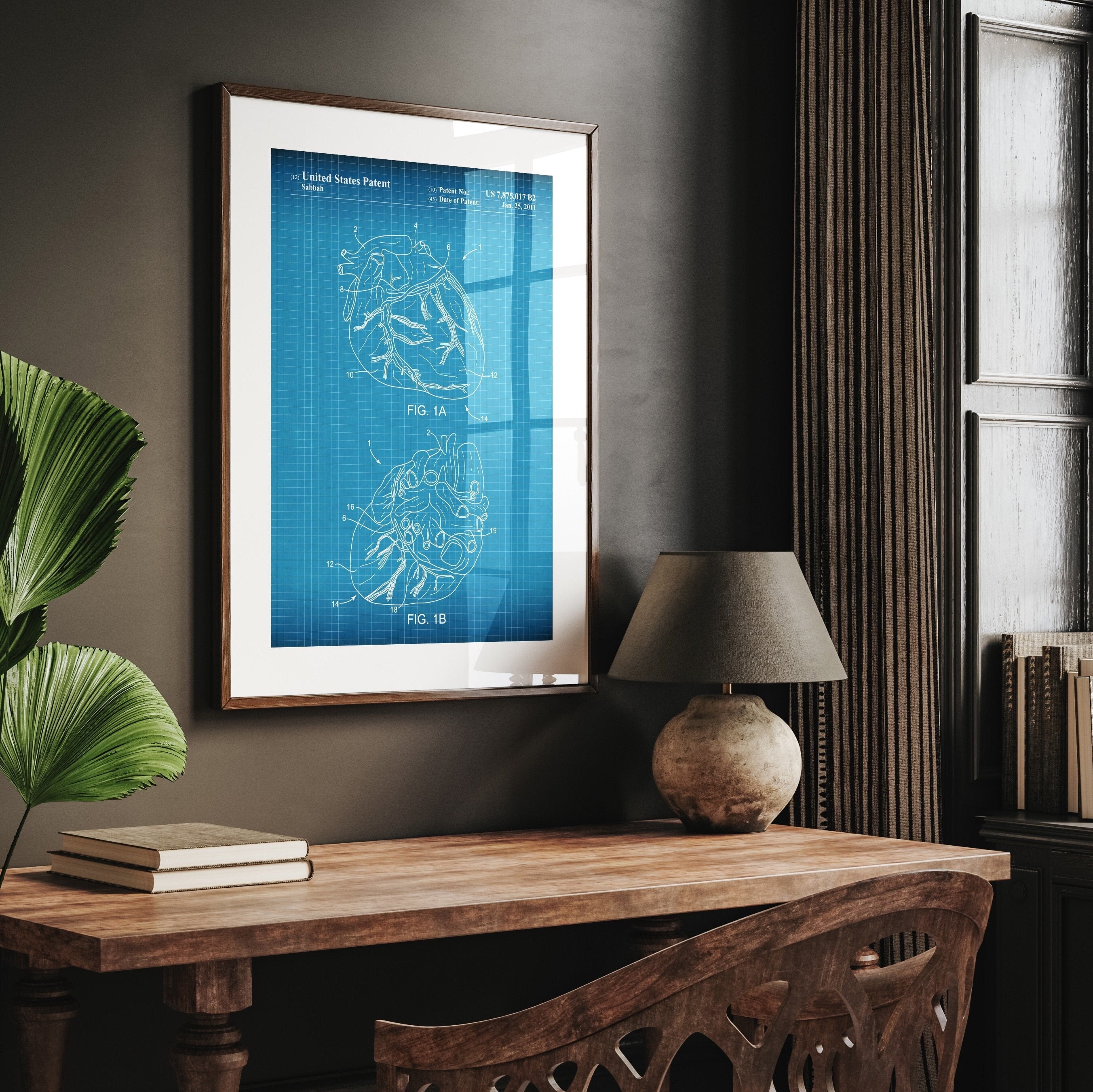 POSTER Anatomical Heart 2011 Patent Print Anatomy Poster, Medical ...