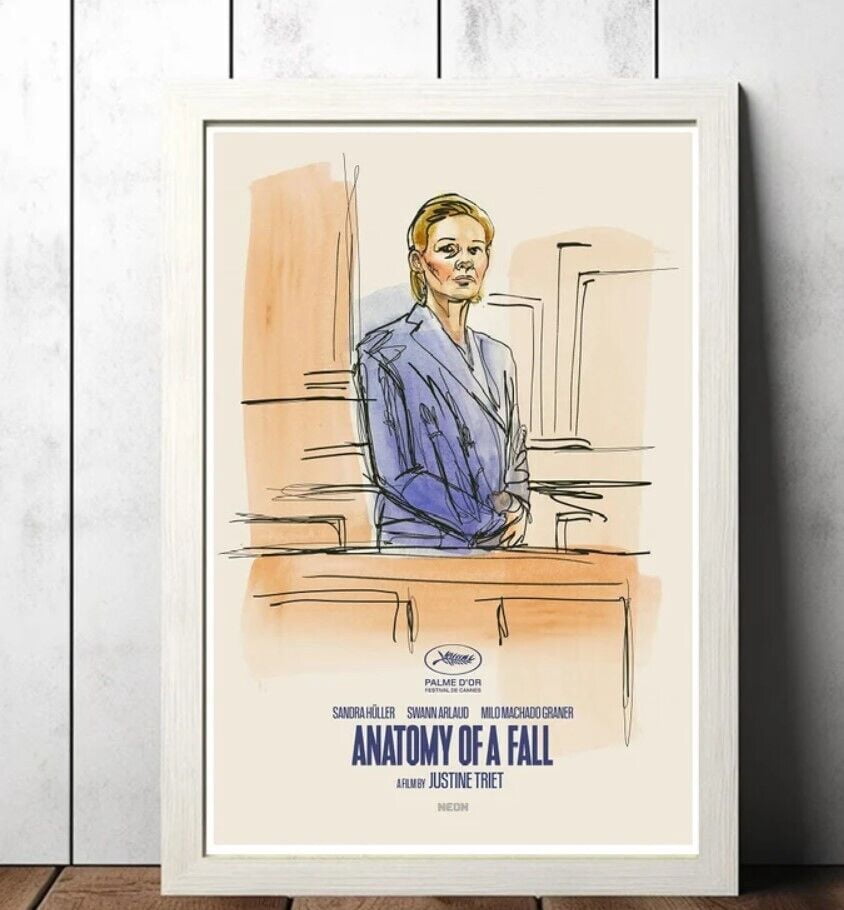 POSTER Anatomy of a Fall (2023) Movie Film Poster-12x18-UNFRAMED ...