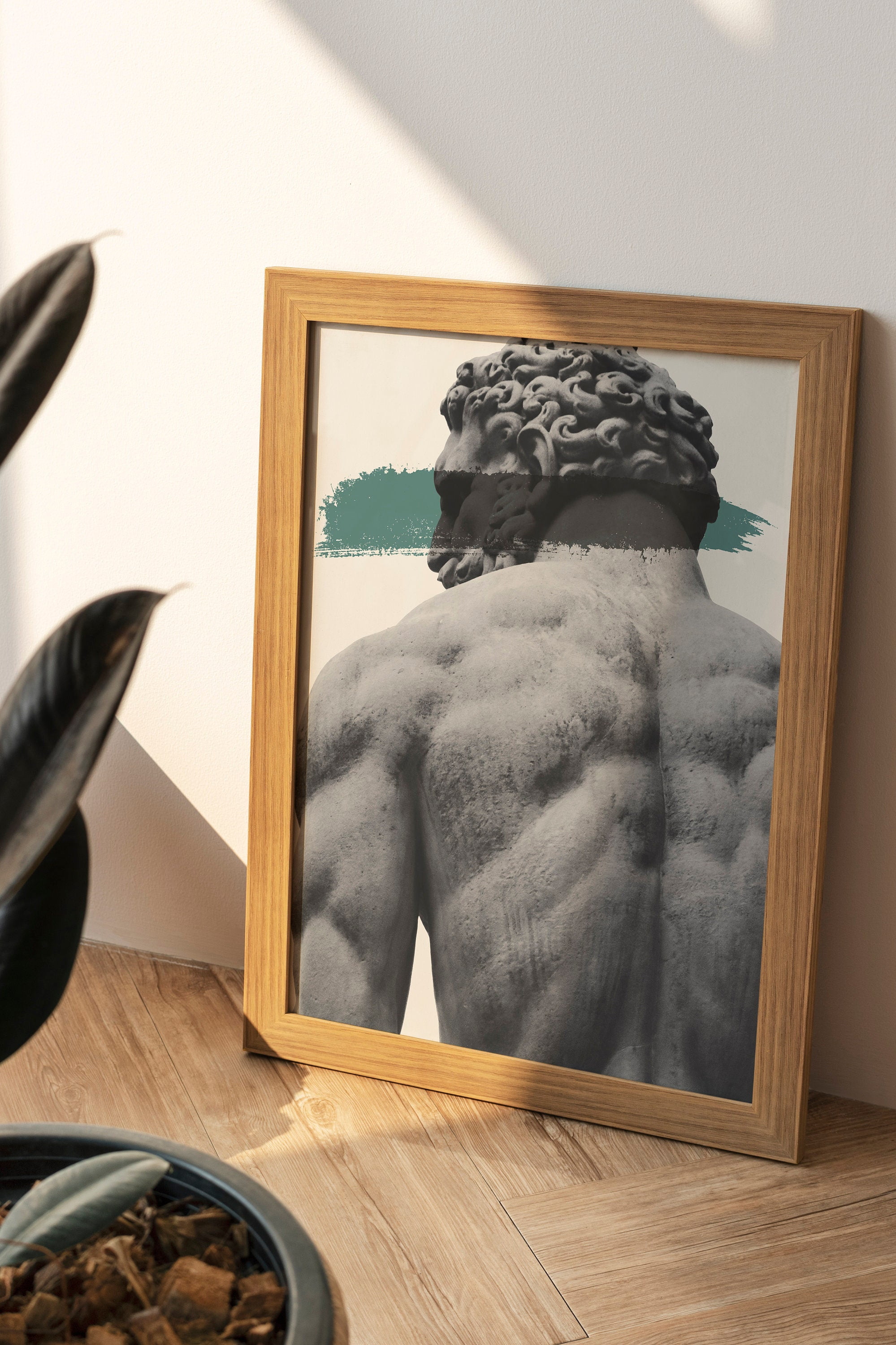 POSTER Ancient greek print, Sculpture Wall Art, Brush Wall Art, Greek ...