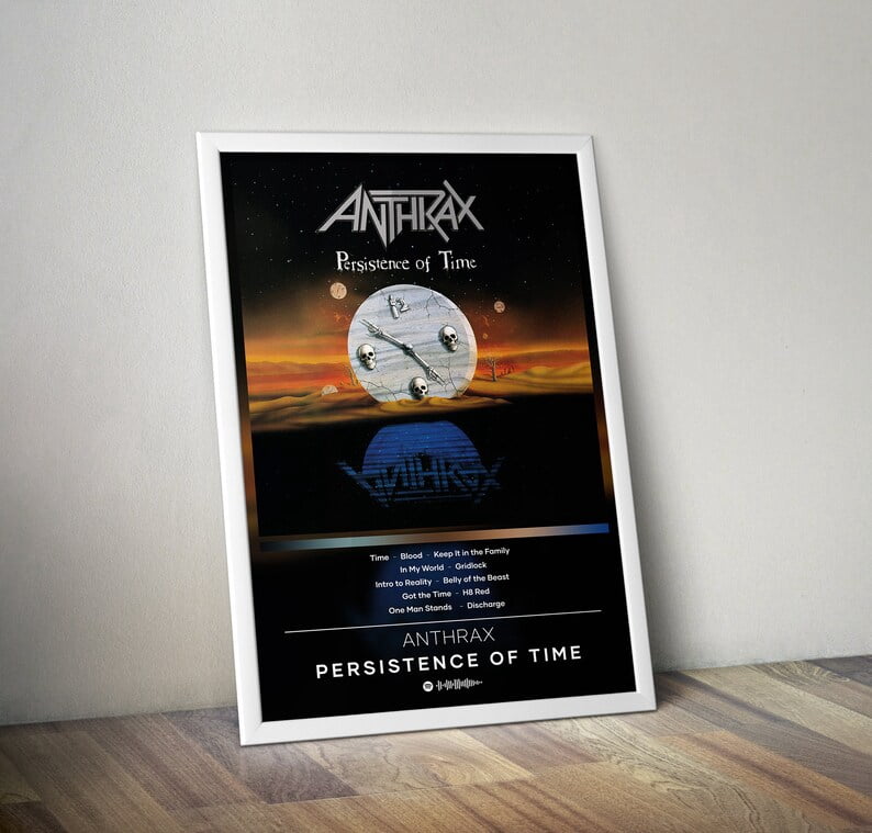 POSTER Anthrax Poster Print | Persistence of Time Poster | Album Poster ...