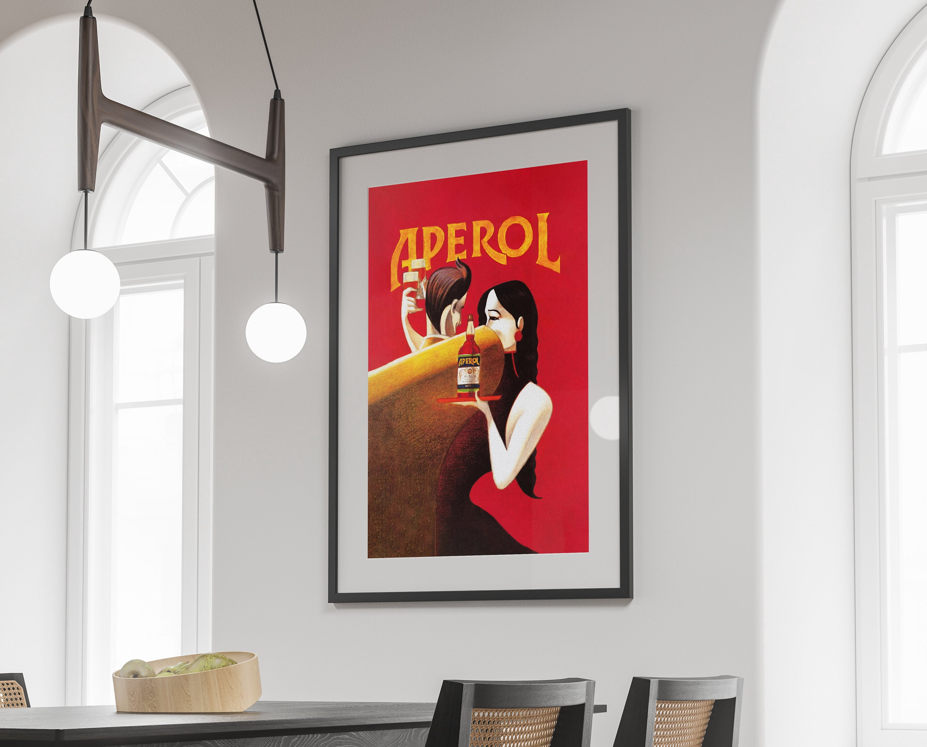 POSTER Aperol Poster, Vintage Bar Print, Cocktail Wall Art,, Aperol ...