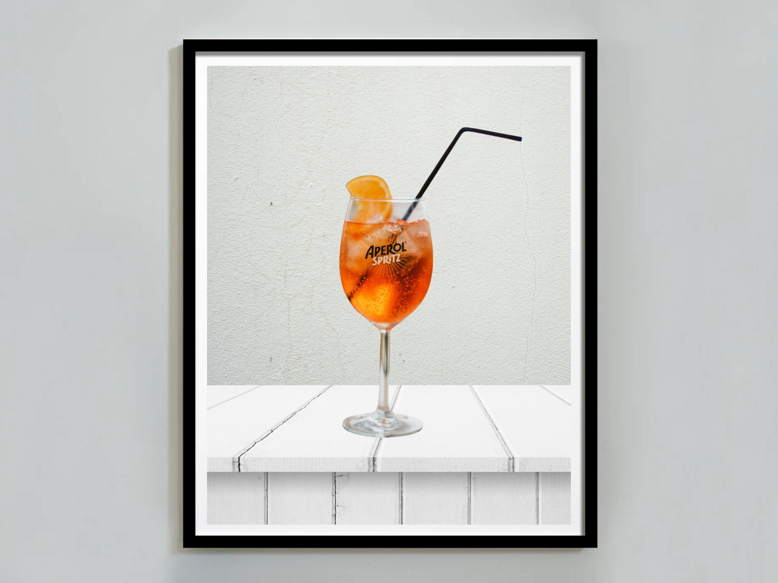 POSTER Aperol Spritz Cocktail Poster, Aperol Spritz Print, Kitchen Wall ...
