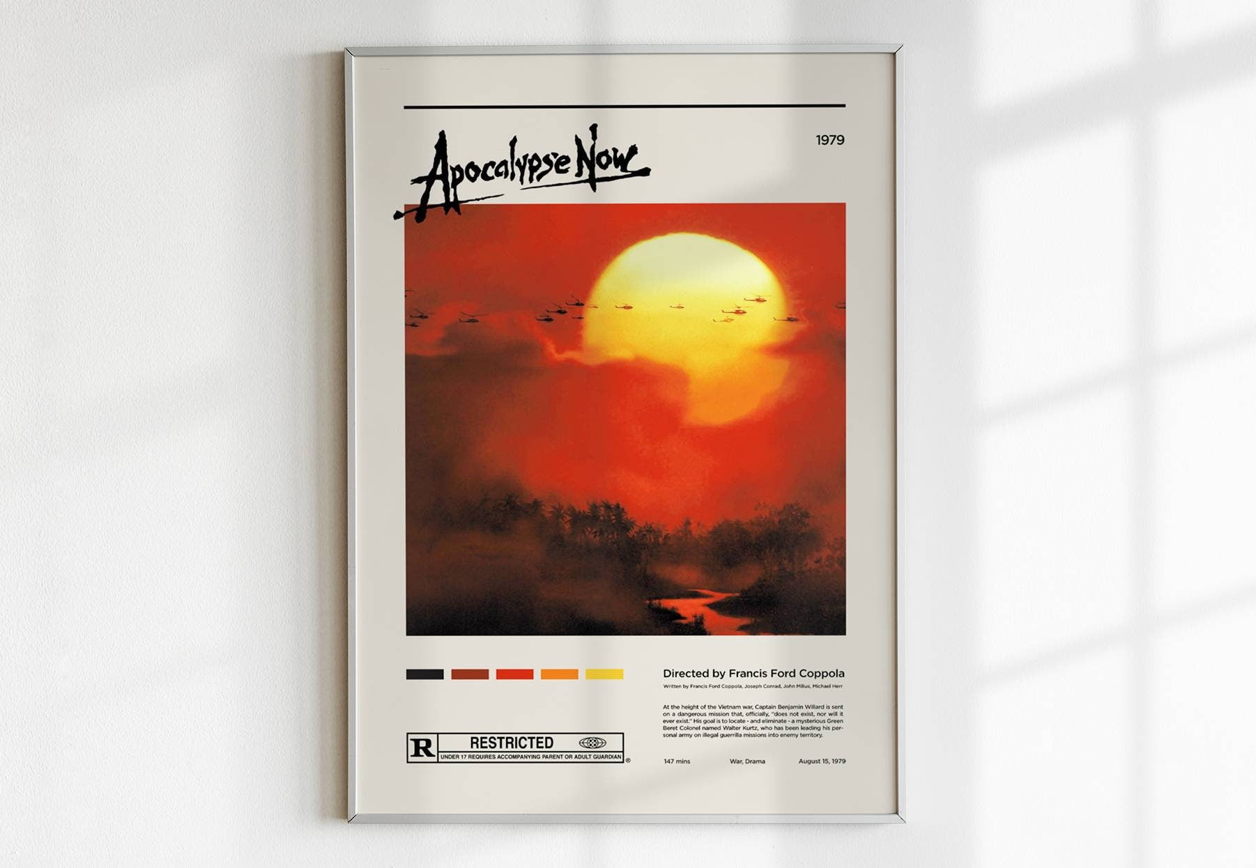POSTER Apocalypse Now / Francis Ford Coppola / Minimalist Movie Poster ...