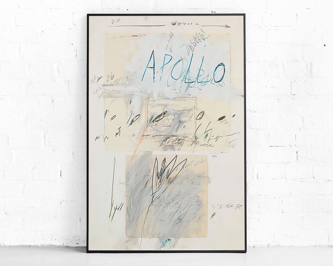 POSTER Apollo - Cy Twombly Art Print, Abstract Art Print, Printable Art ...