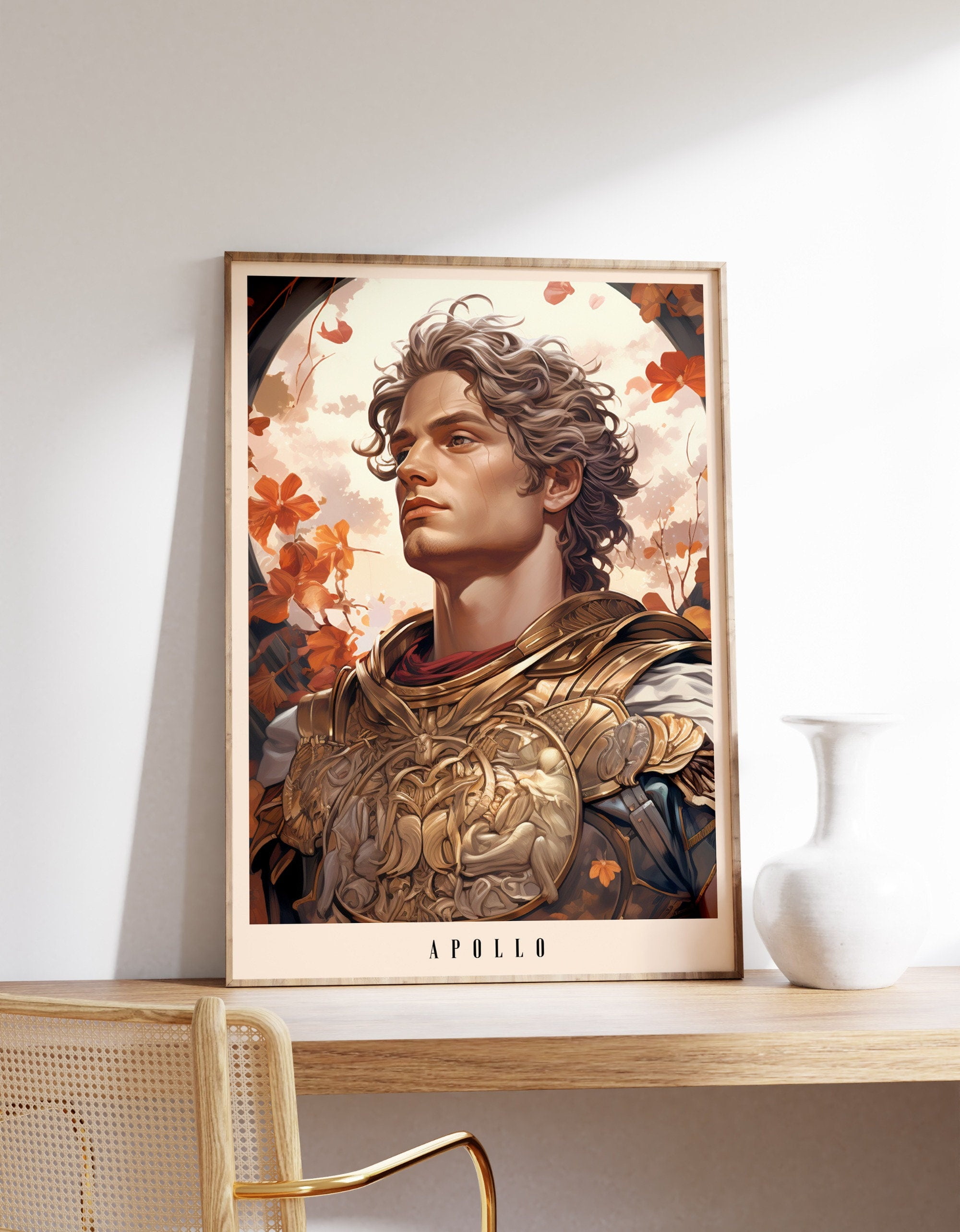 POSTER Apollo Poster | Mythology Poster | Ancient Greece Art | Mythical ...