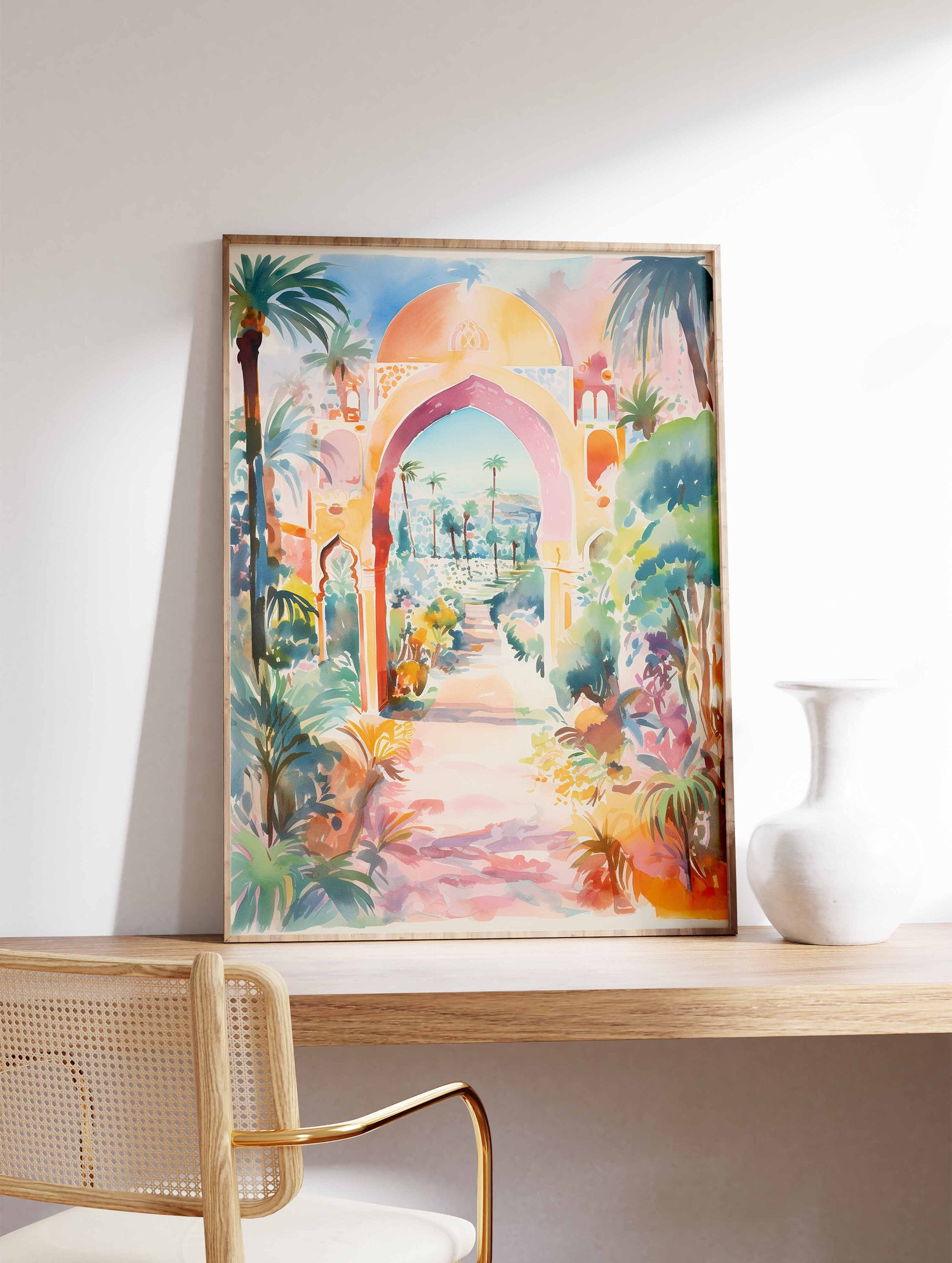 POSTER Arabic Doorway Poster, Moroccan Print, Persian Decor ...