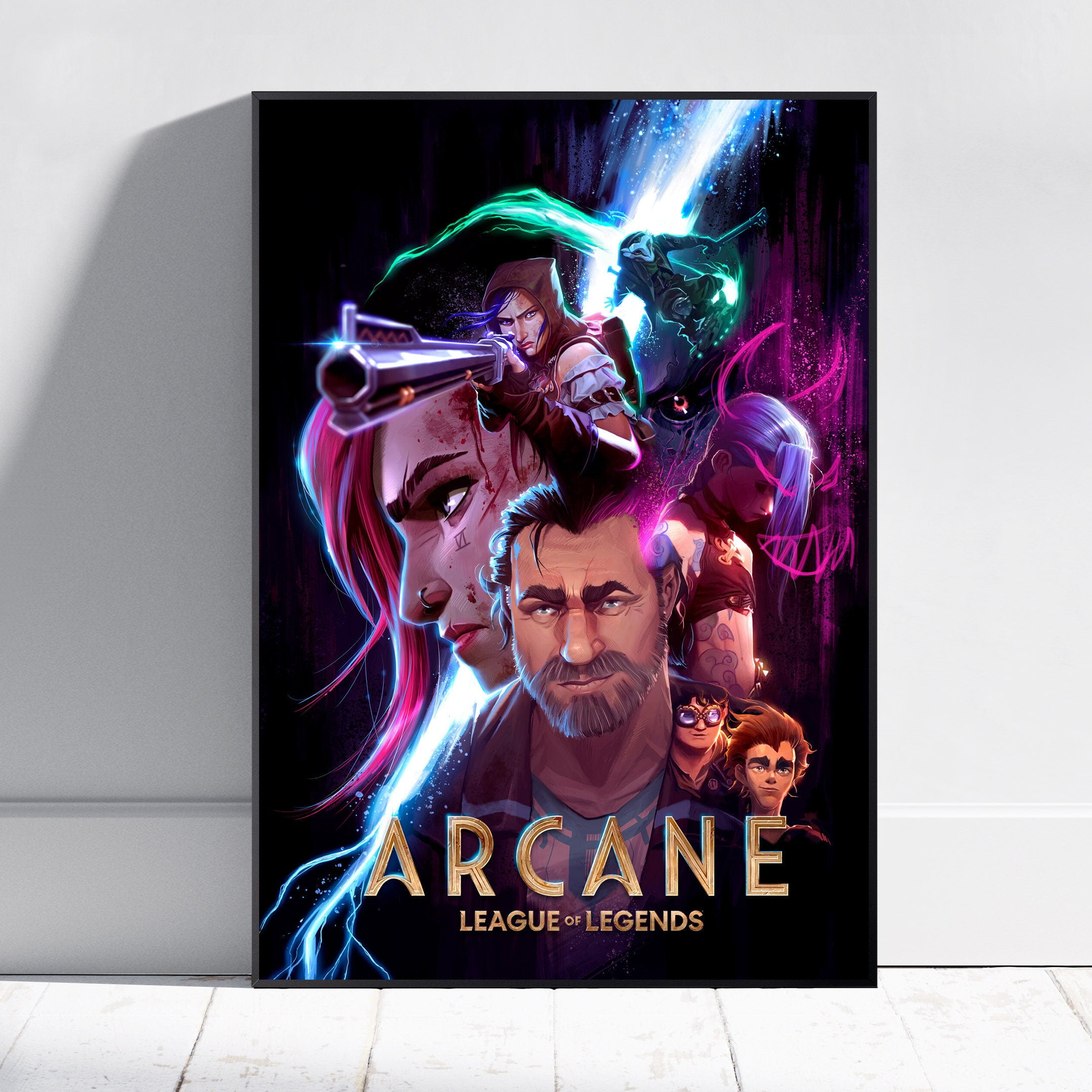 POSTER Arcane Poster, Jinx Wall Art, Game Poster Gift, HQ Wall Decor ...