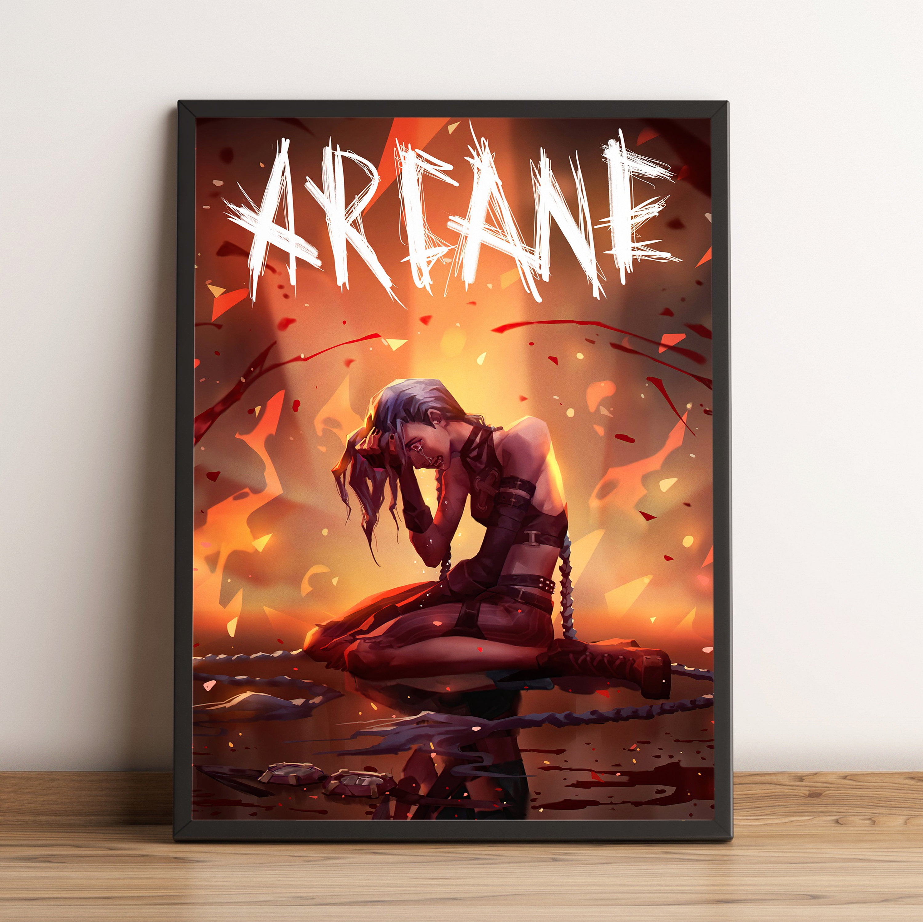 POSTER Arcane Poster, League Of Legends Wall Art, Zaun Tv Series Print ...