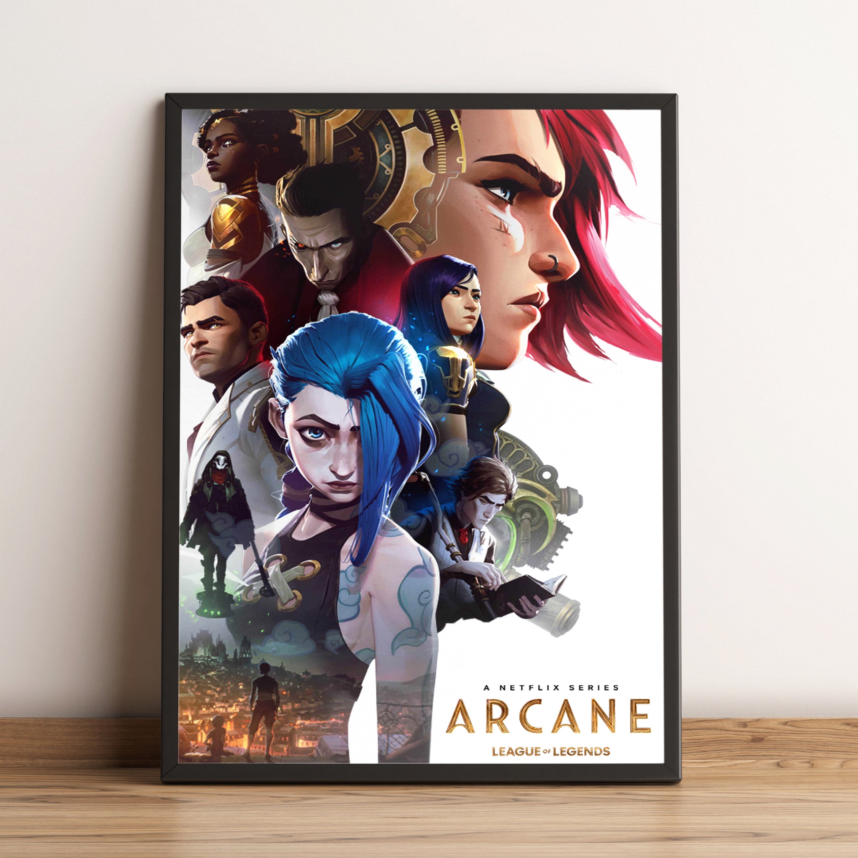 POSTER Arcane Poster, League Of Lengeds Wall Art, Zaun Tv Series Print ...