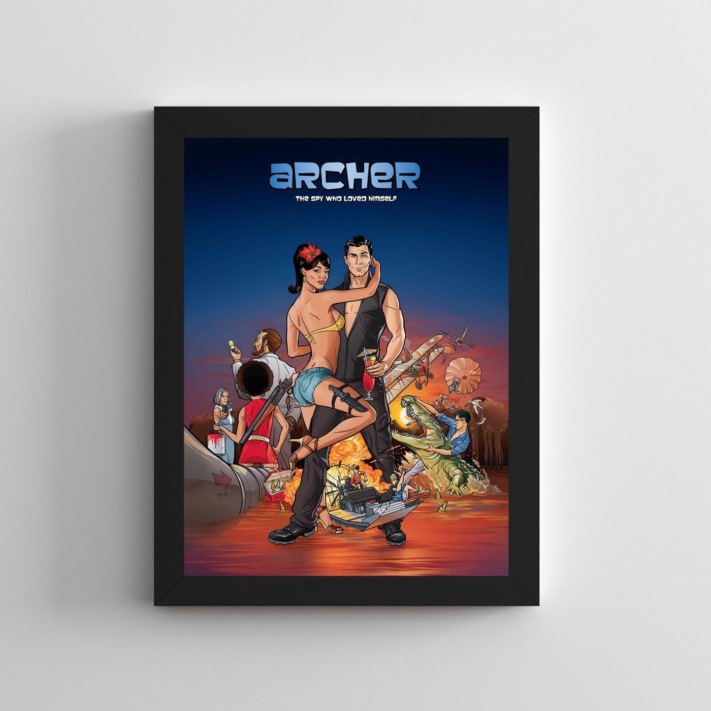 POSTER Archer Television / TV Show Series Advertising Poster -UNFRAMED ...