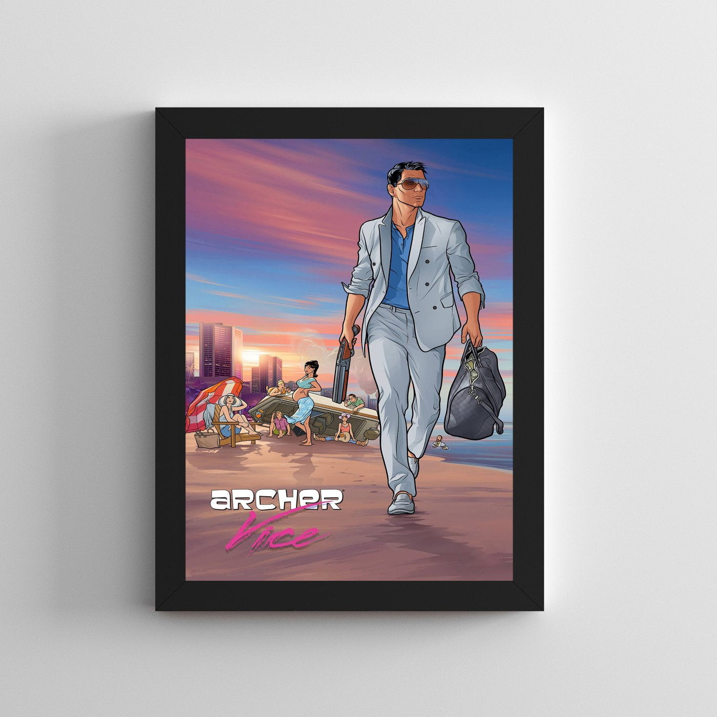 POSTER Archer Vice TV Television Show Series Poster -UNFRAMED - Walmart.com