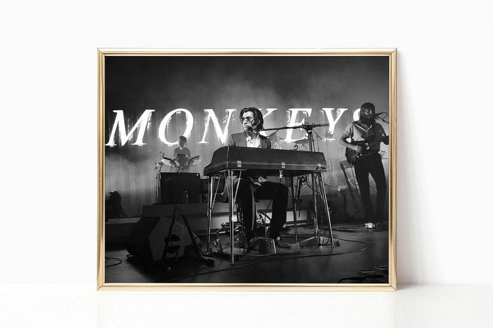 POSTER Arctic Monkeys Rock and Roll Band Merch Print Music Poster Black ...