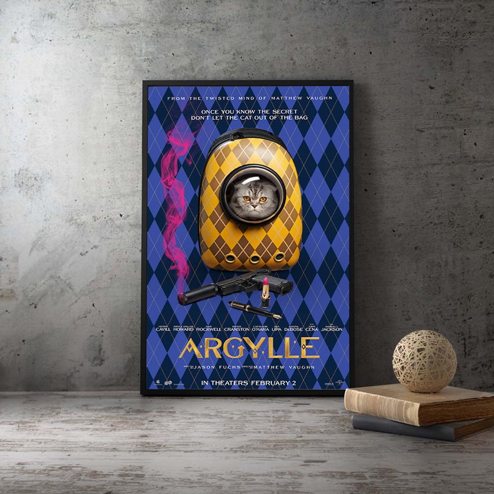 POSTER Argylle 2024 Scared Movie Poster,Wall Art Decor Home Print ...