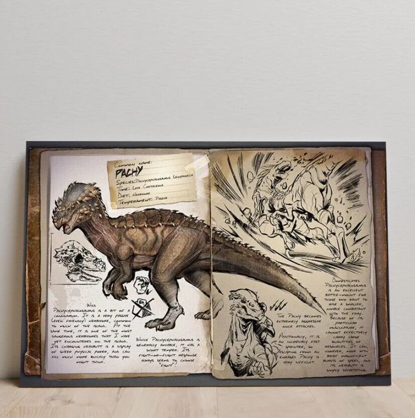 POSTER Ark Survival Evolved Poster, Ark Book Print, Game Poster-24x36 ...