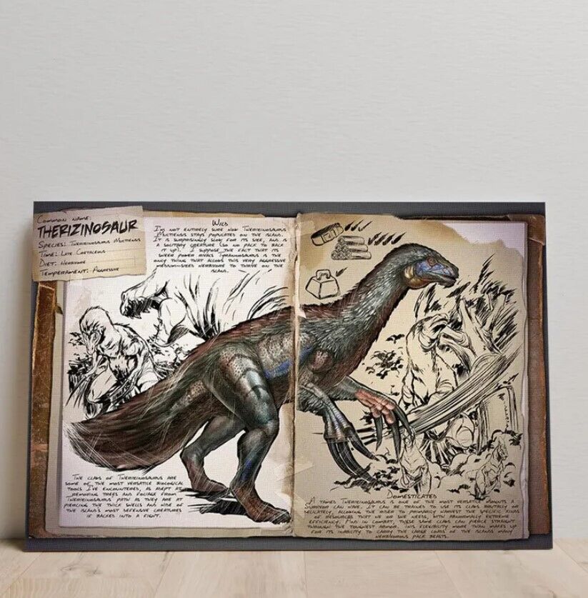 POSTER Ark Survival Evolved Poster, Ark Book Print, Game Poster-8x12 ...