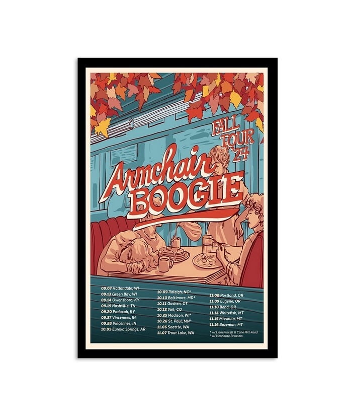 POSTER Armchair Boogie Fall Tour 2024 Poster-8x12-UNFRAMED - Walmart.com