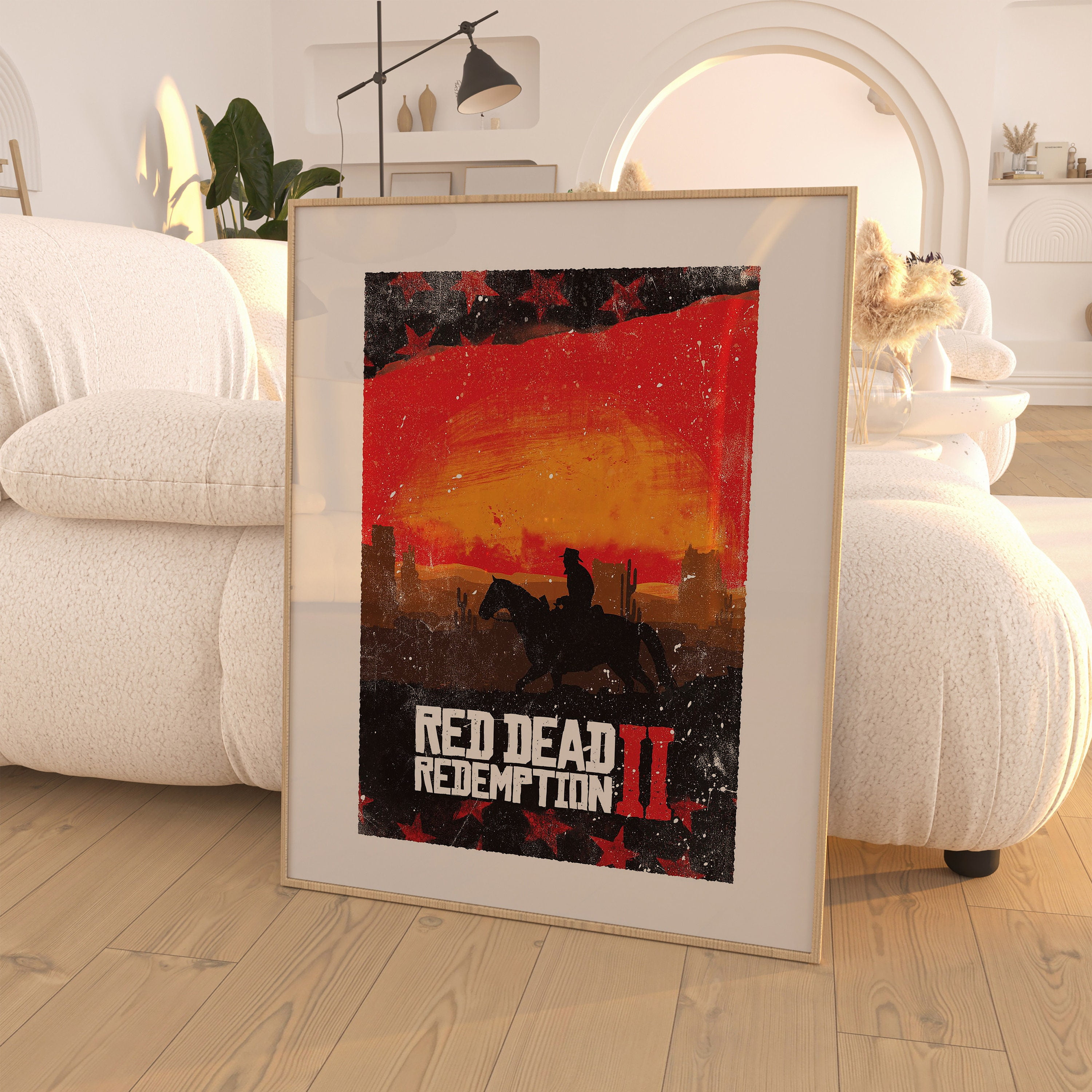 POSTER Arthur Morgan Poster, John Marston Dutch Micah Poster, Wild West ...