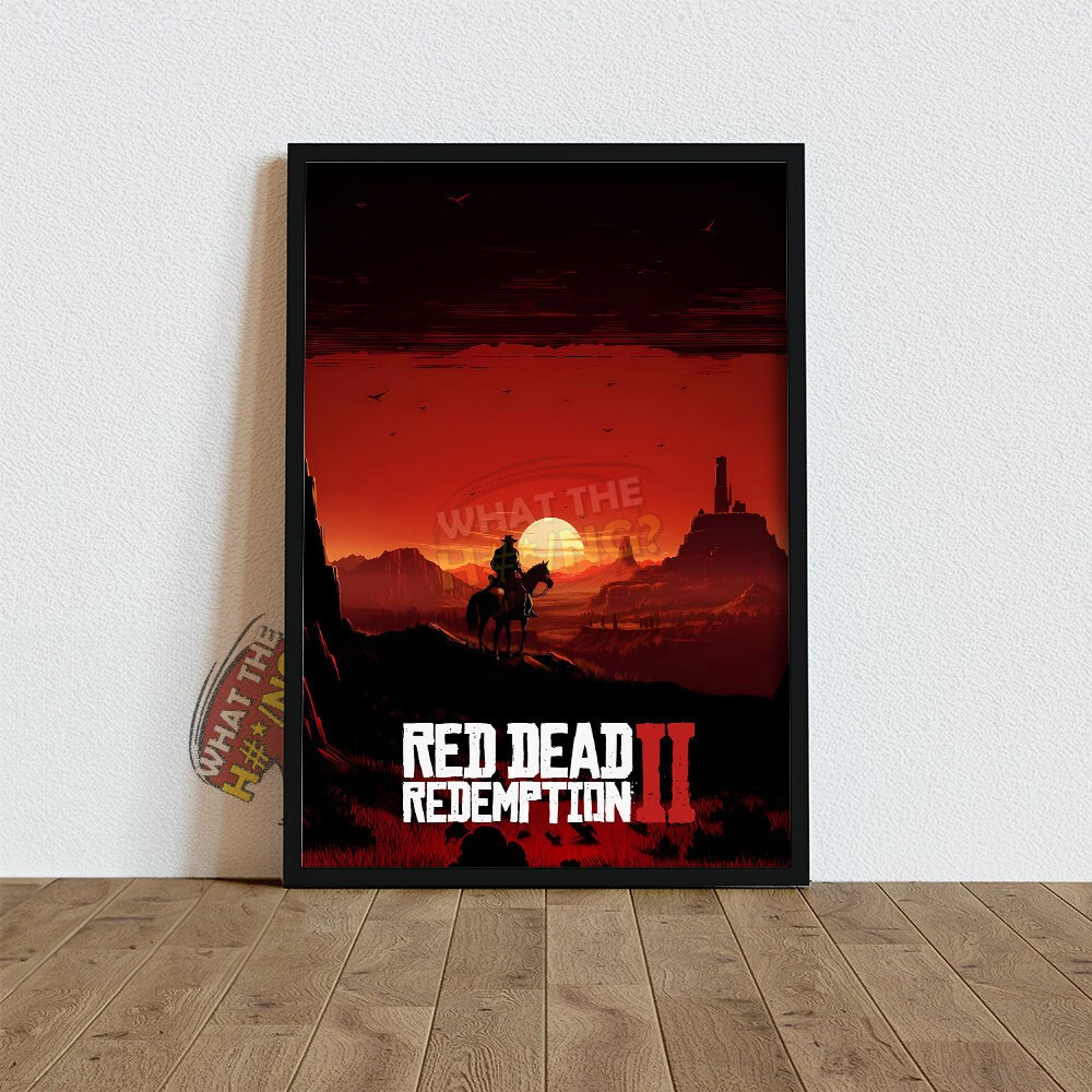 POSTER Arthur Morgan Poster Wall Art, Wild West Cowboy Game Print, John ...