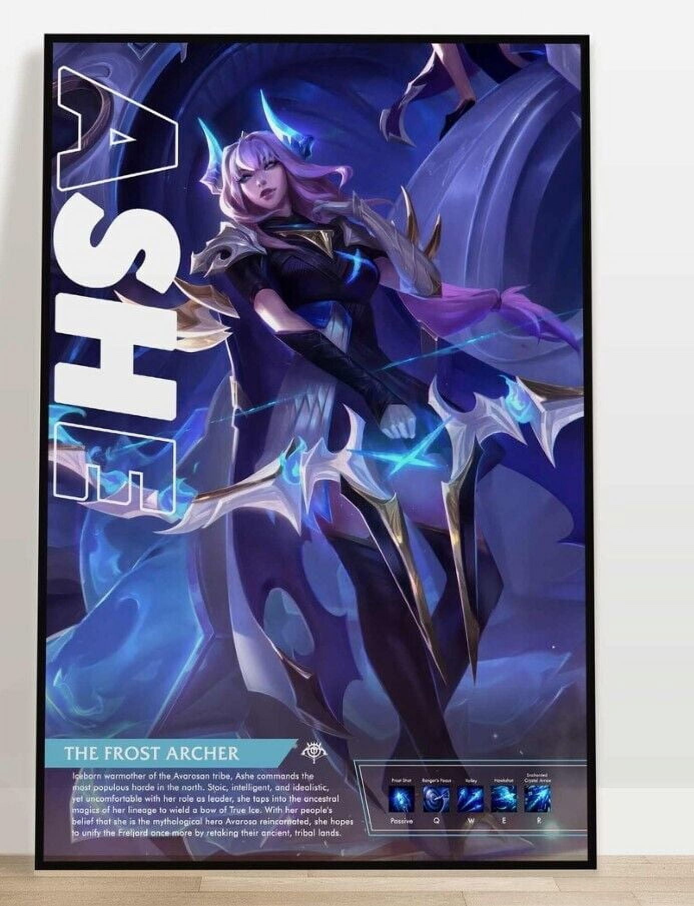 POSTER Ashe | Custom League of Legends Poster-12x18-UNFRAMED - Walmart.com