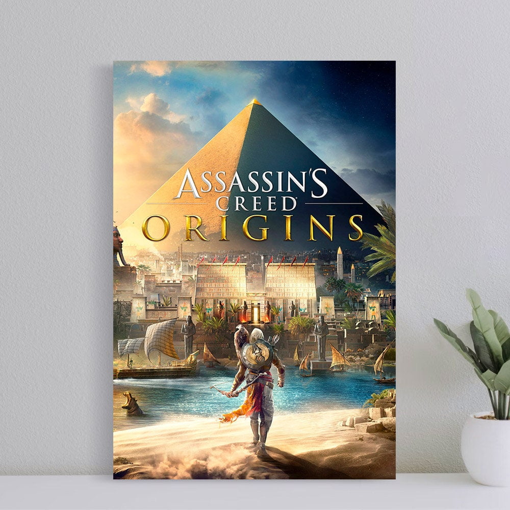 POSTER Assassin'S Creed Origins Gaming Poster, Wall Art Print, Art ...