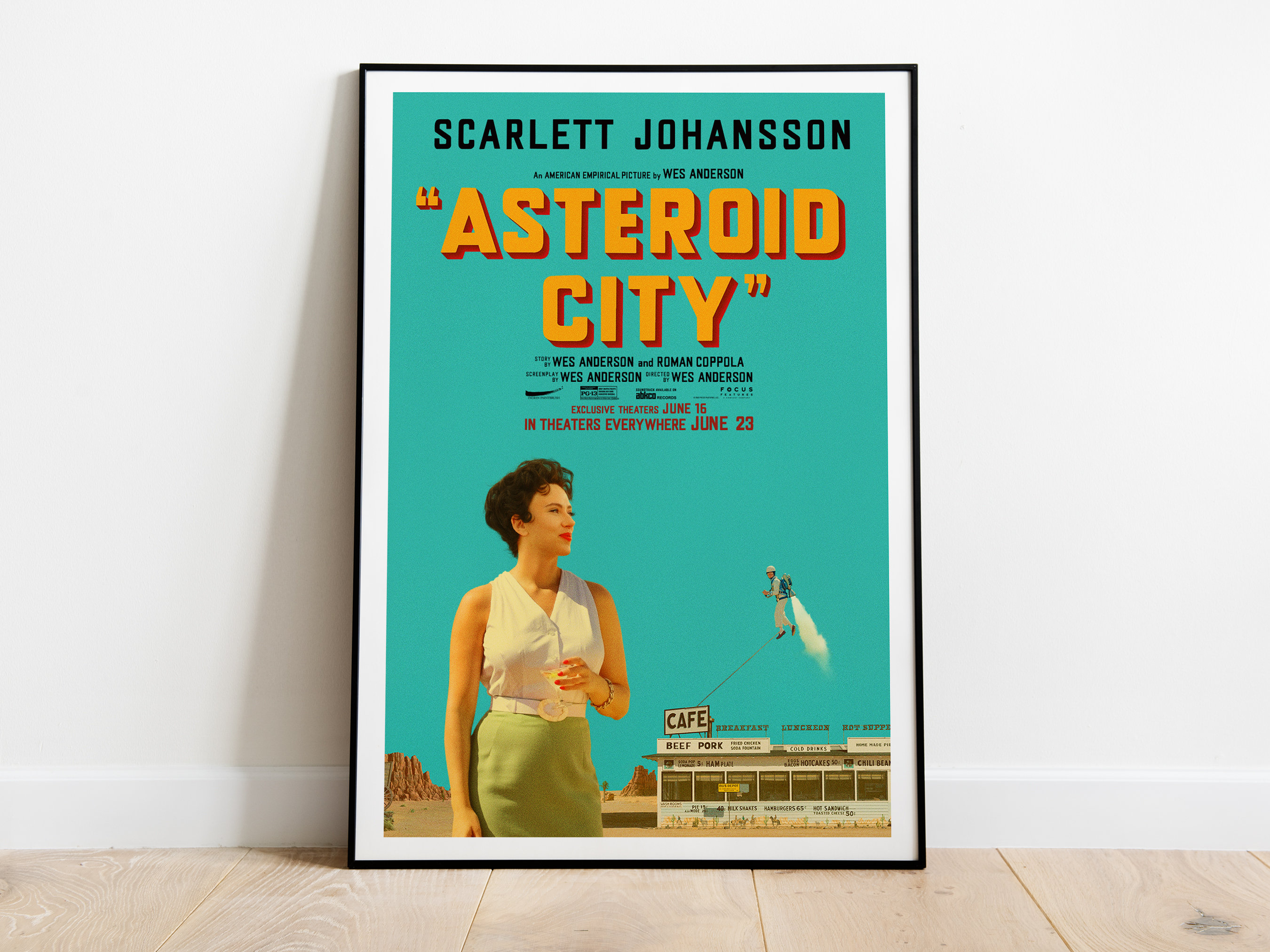 POSTER Asteroid City, Wes Anderson, Jason Schwartzman, Scarlett Johansson, Tom Hanks, 2023 - HQ ...
