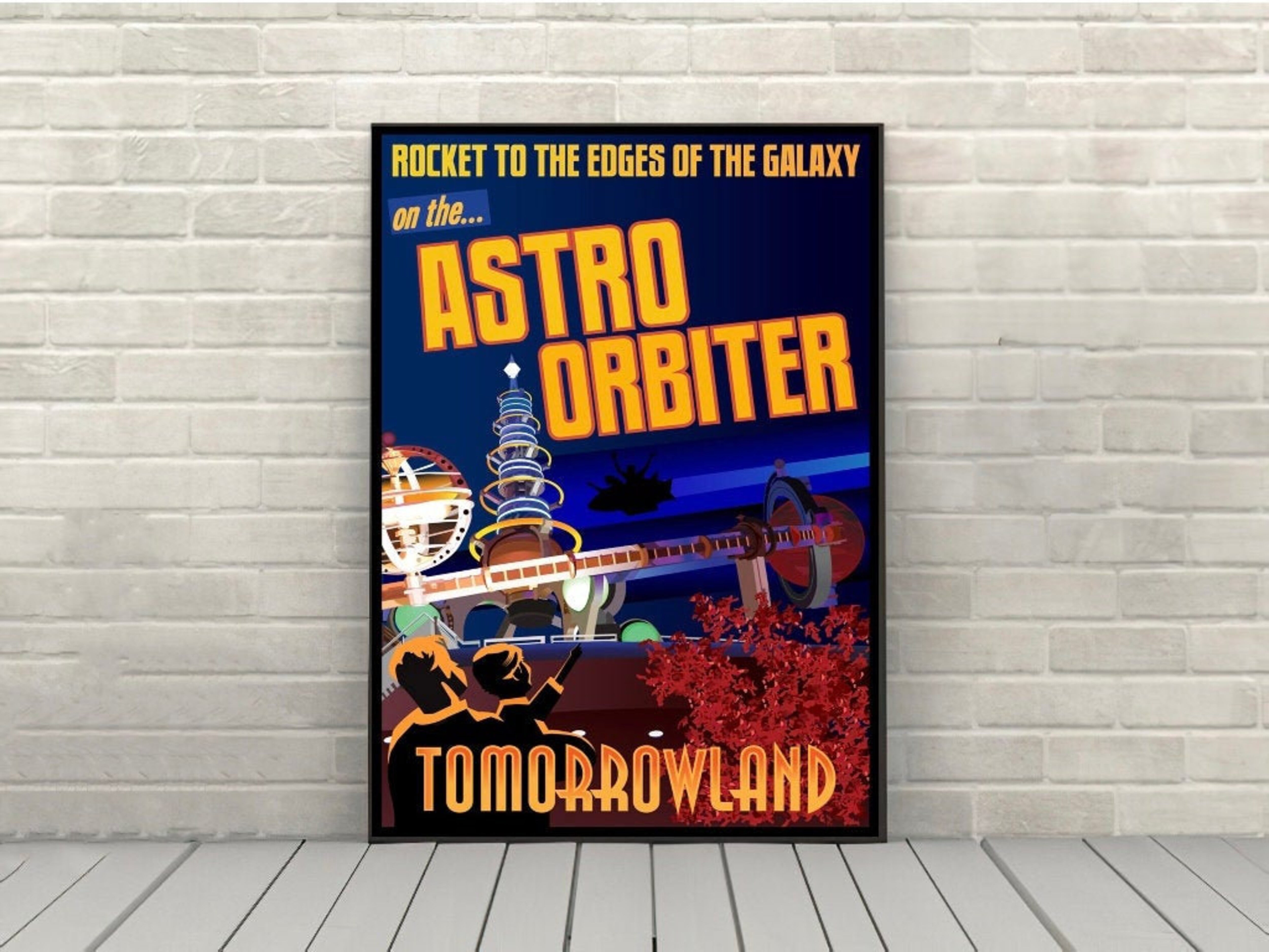 POSTER Astro Orbiter Poster Tomorrowland Poster Disney Attraction ...