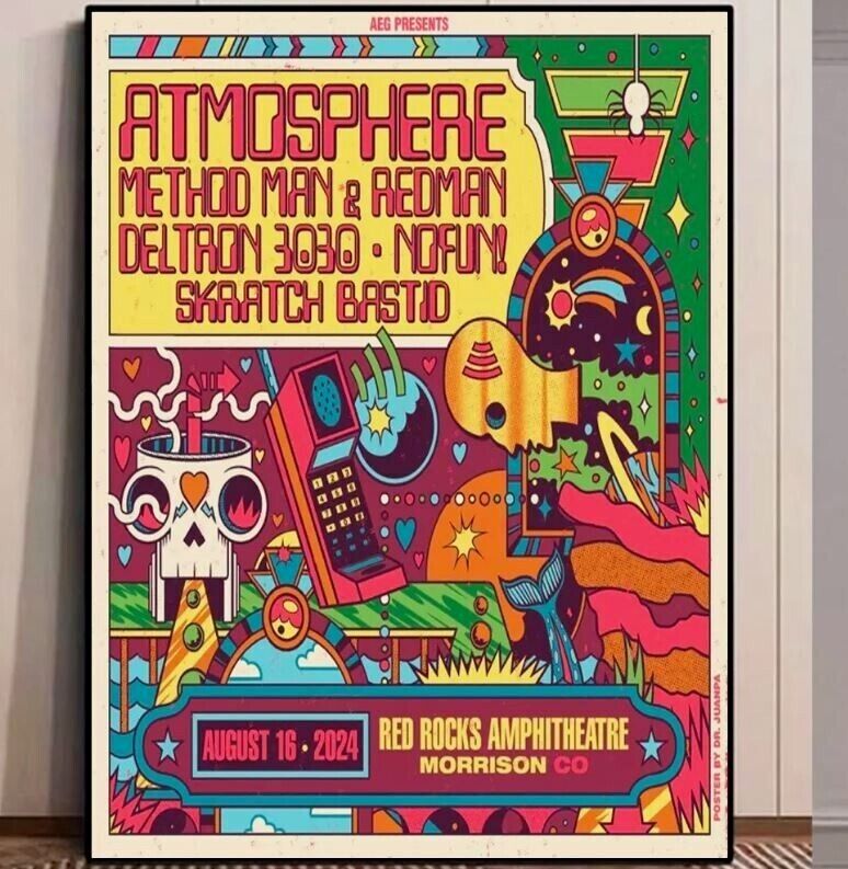 POSTER Atmosphere Red Rocks Amphitheatre Morrison CO August 16 2024 ...
