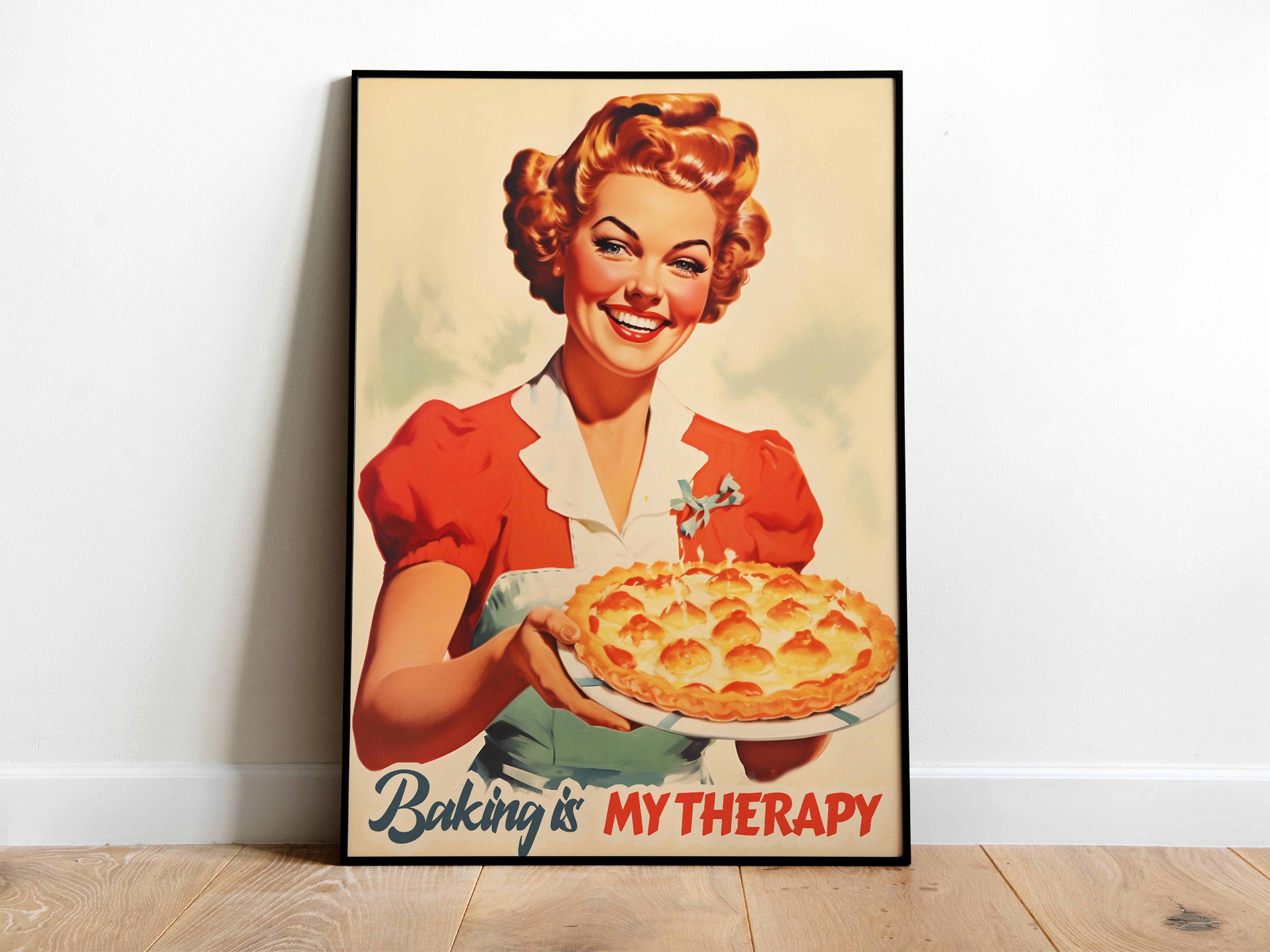 POSTER Atomic Age Print Kitchen Wall Art Retro Print 50s 60s Print ...